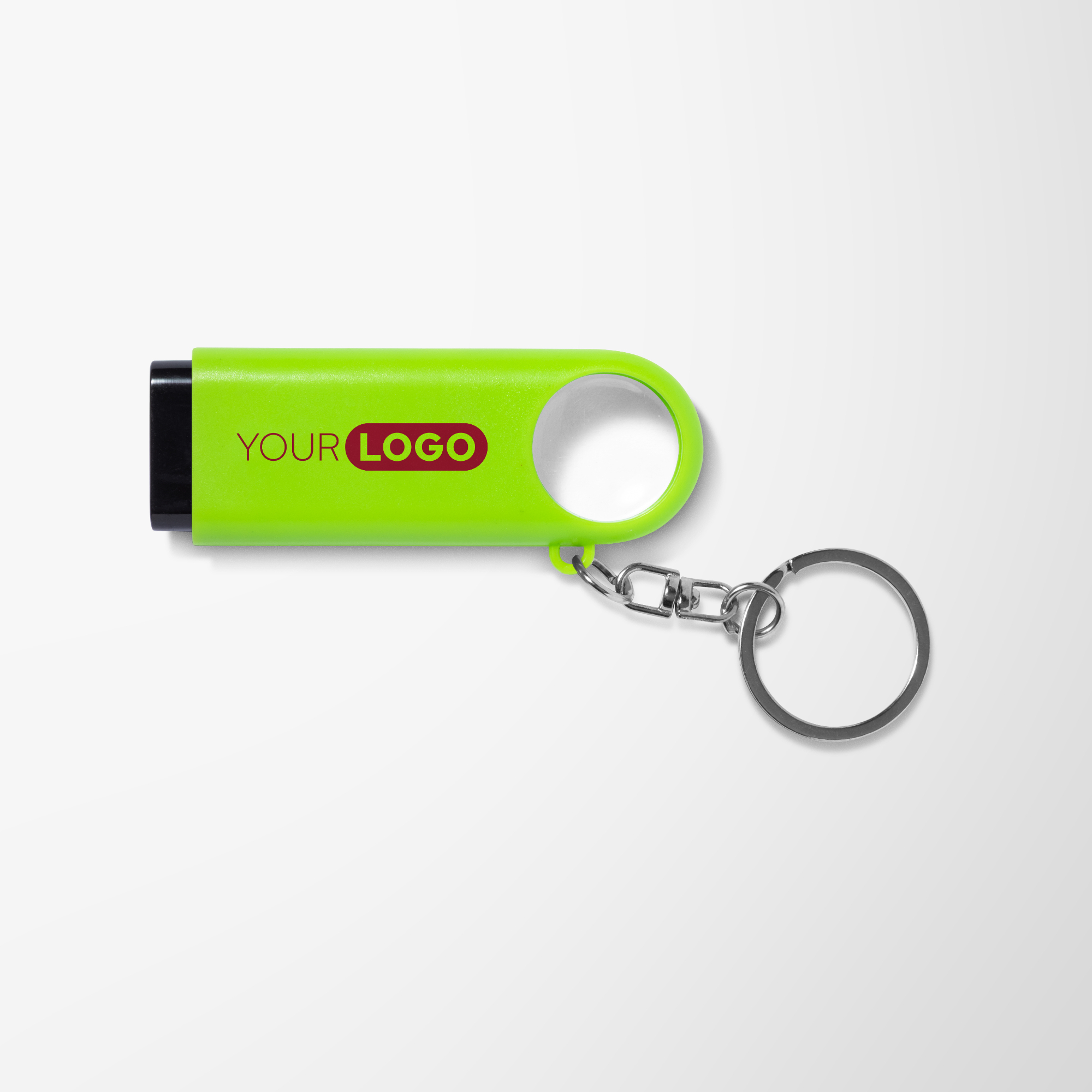 Custom Magnifier & LED Light Keychain | Pens.com