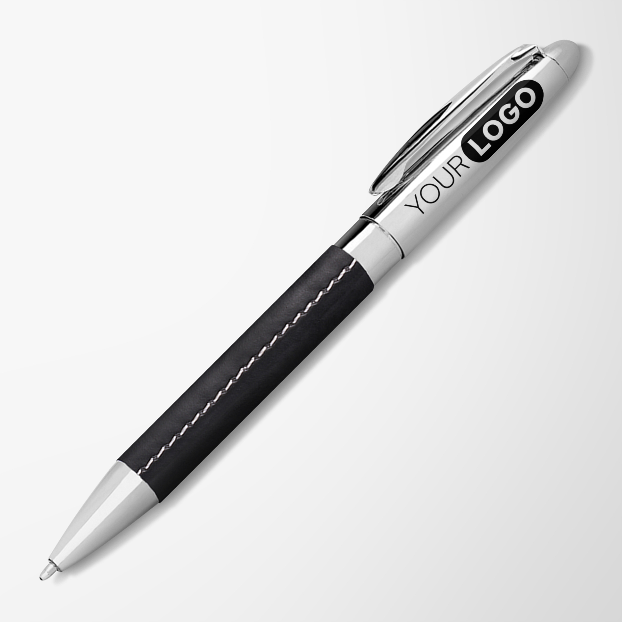 Custom Leeman Tuscany™ Executive Pen with Leatherette Grip | Pens.com