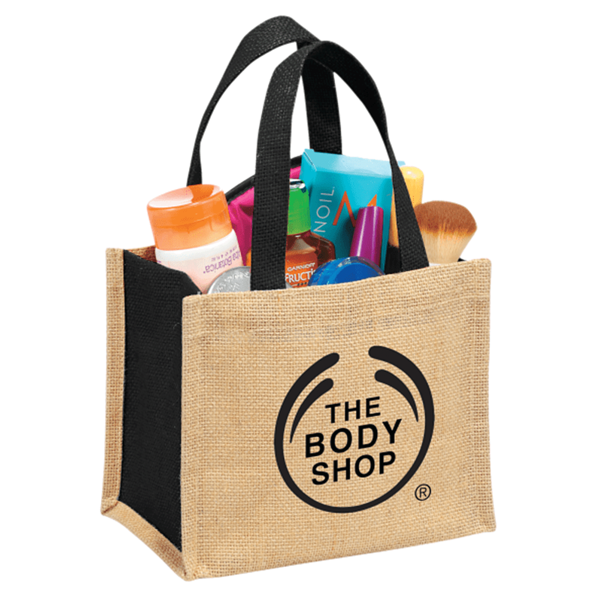 Custom Piper Mini Natural Jute Tote Bag | Pens.com