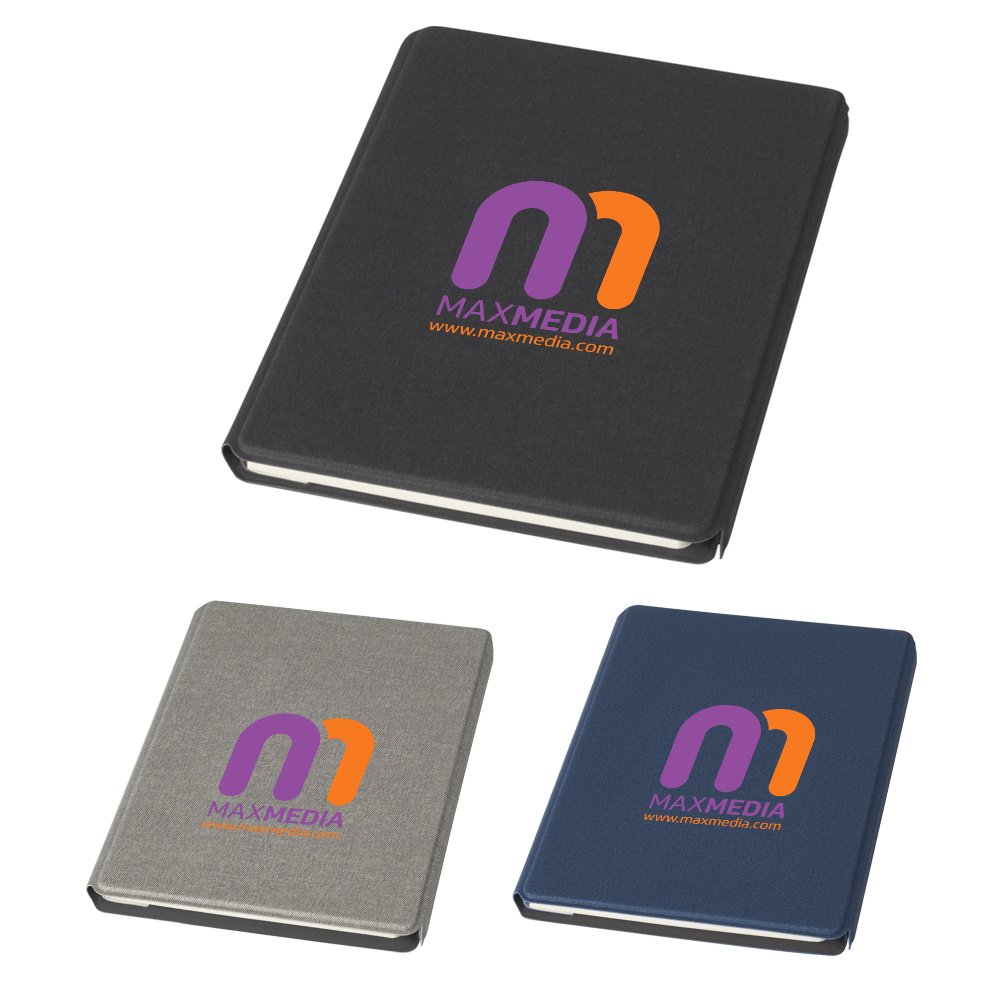 Promotional Full Colour Notu Recycled Padfolio with Logo | Pens.com