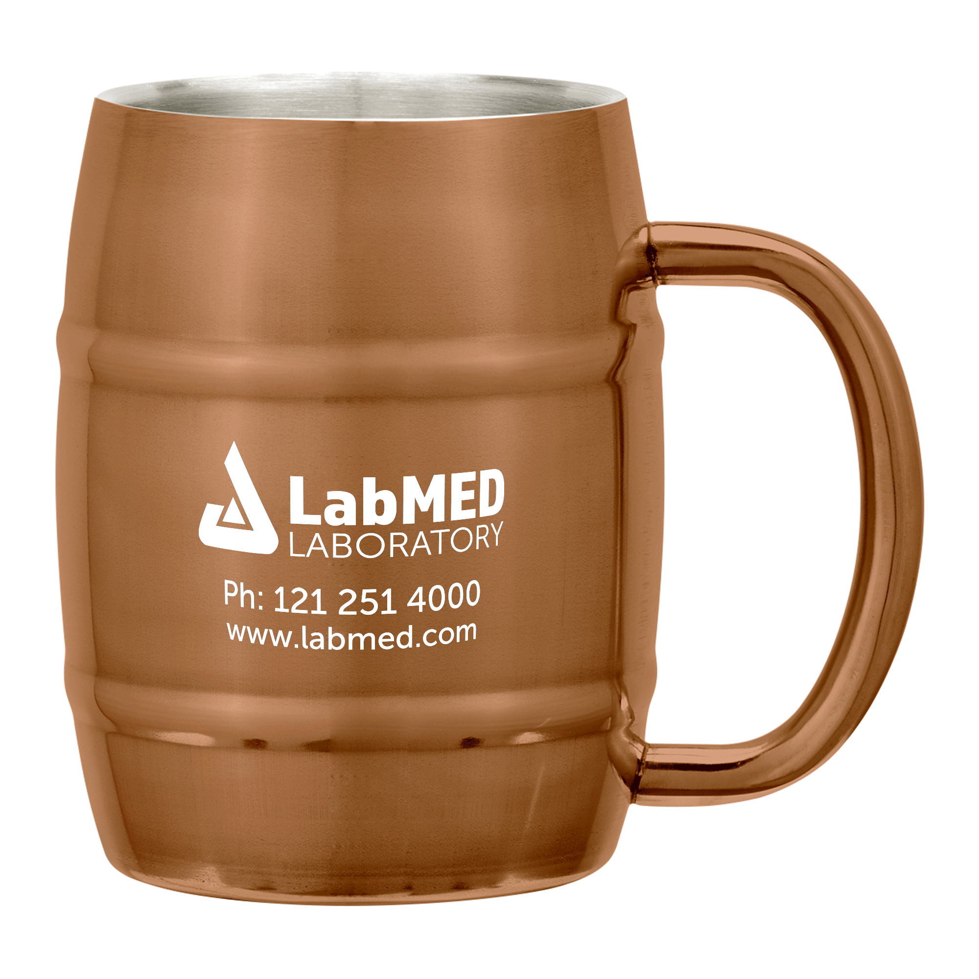 Custom 415 ml Moscow Mule Barrel Mug | Pens.com CA