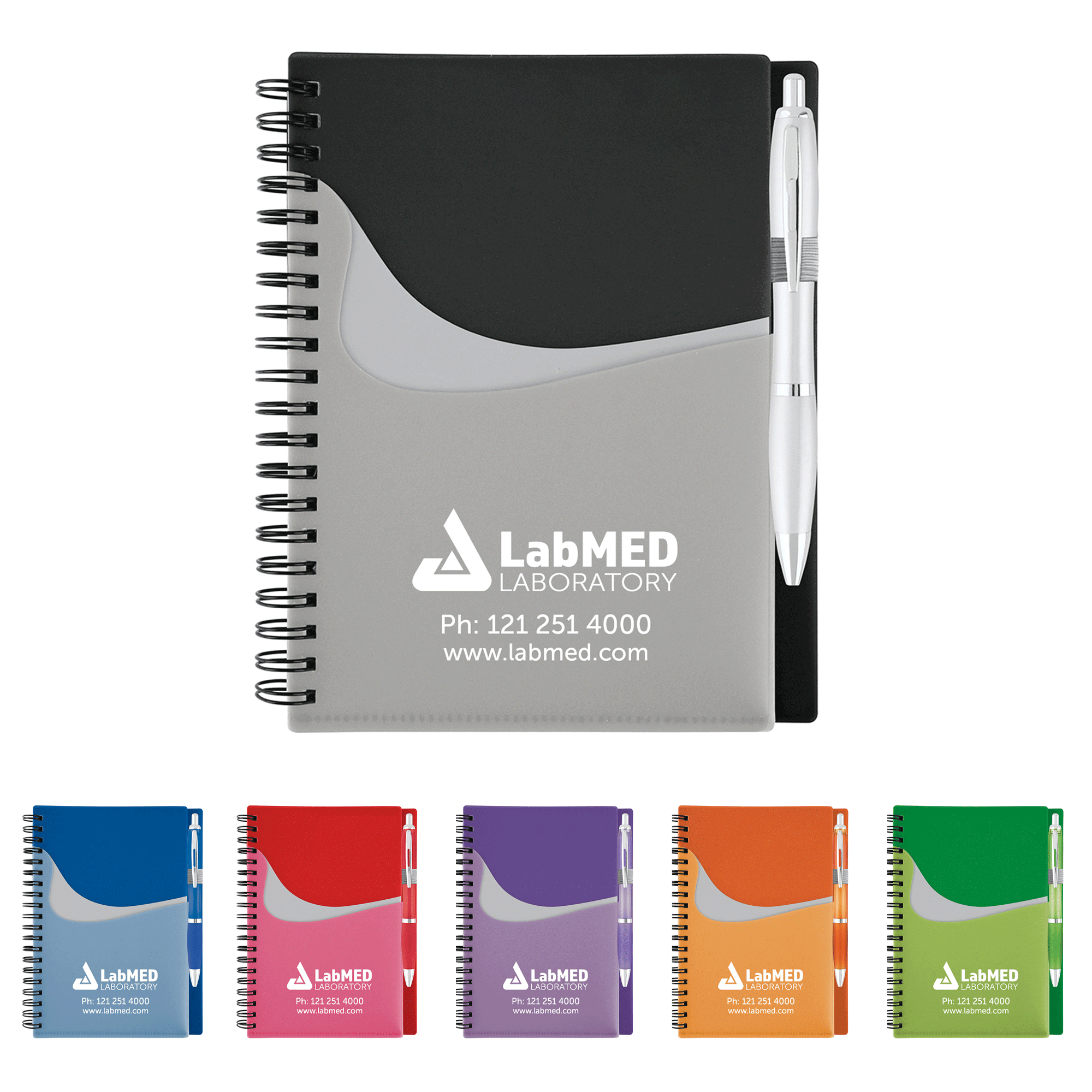 Custom New Wave Pocket Buddy Notebook | Pens.com
