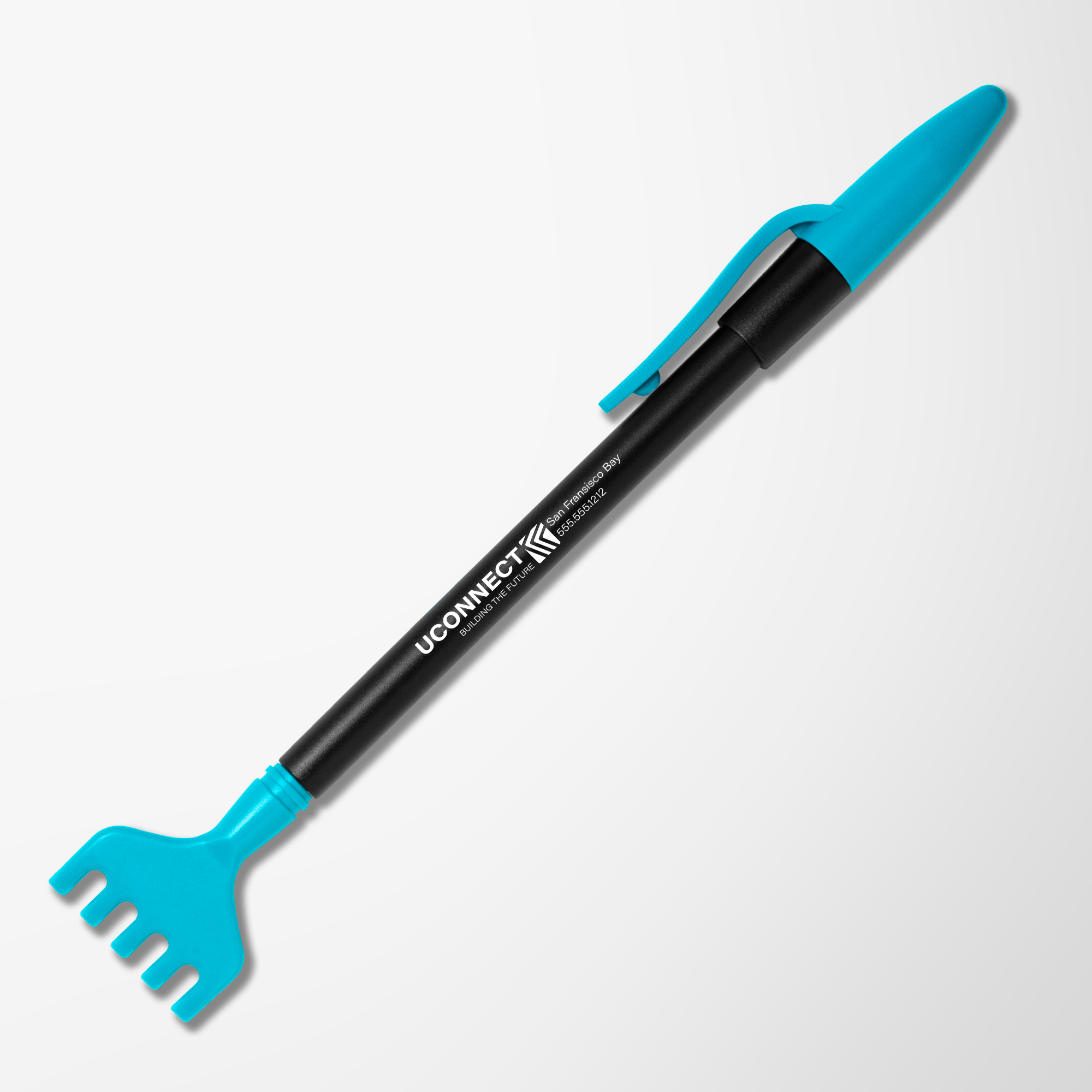 Custom Neon Extending Back Scratcher with Pen | Pens.com