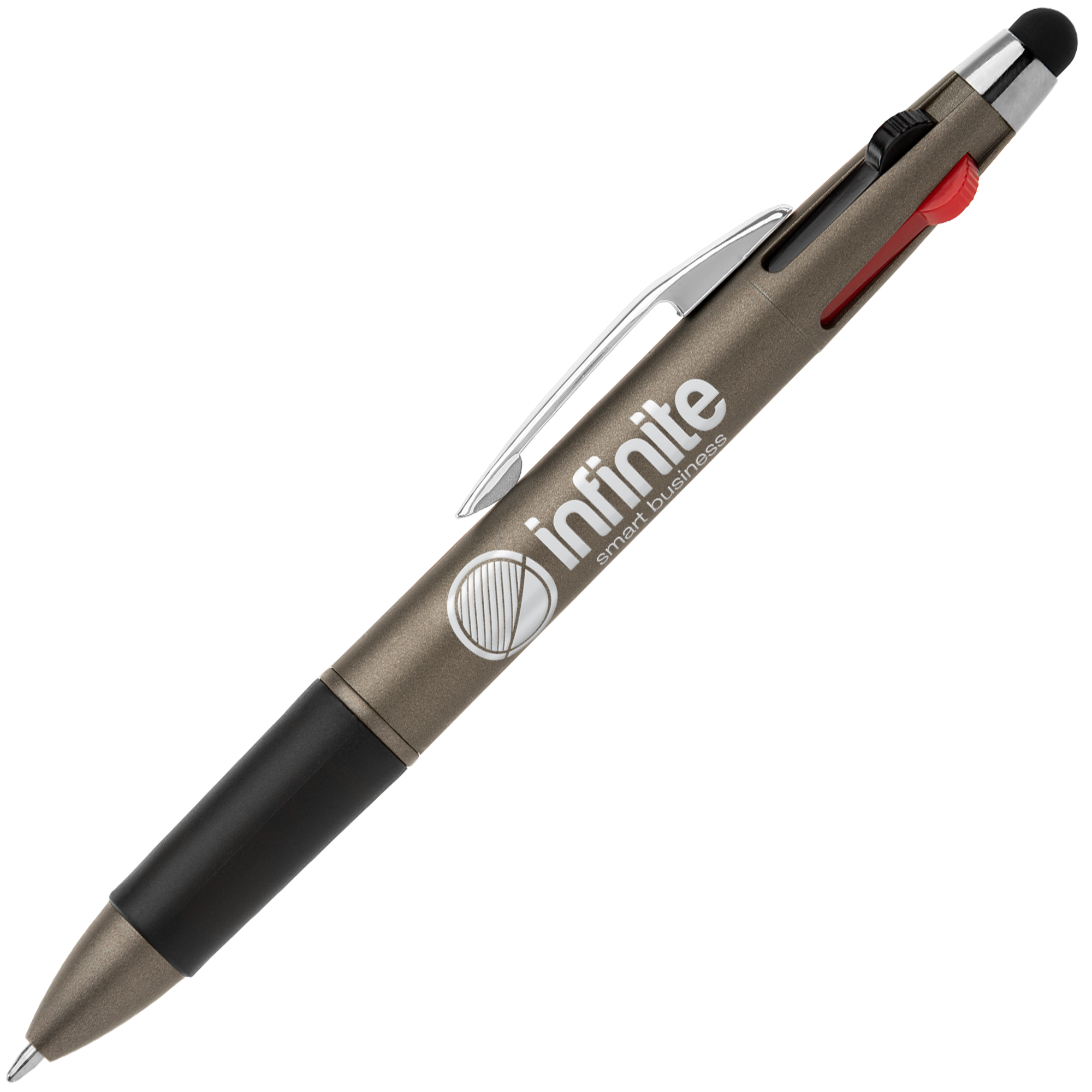 Personalise Lucina 4 Ink Pen with Stylus with Text | Pens.com