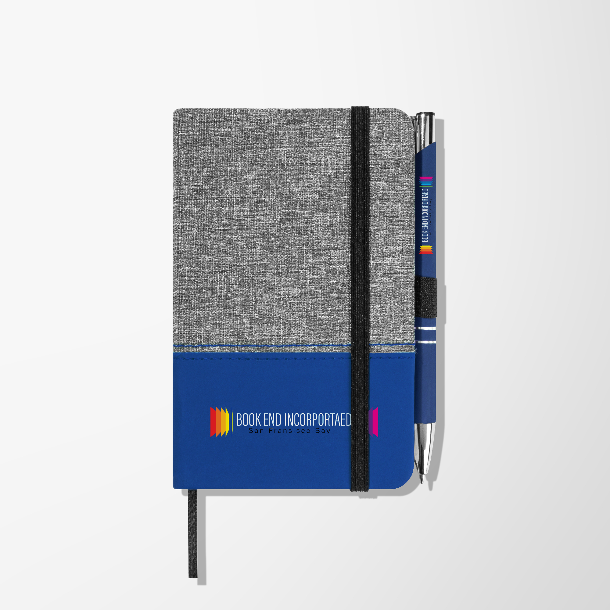 Promotional Bright Full Color Charon Notebook & Pen Gift Set | Pens.com