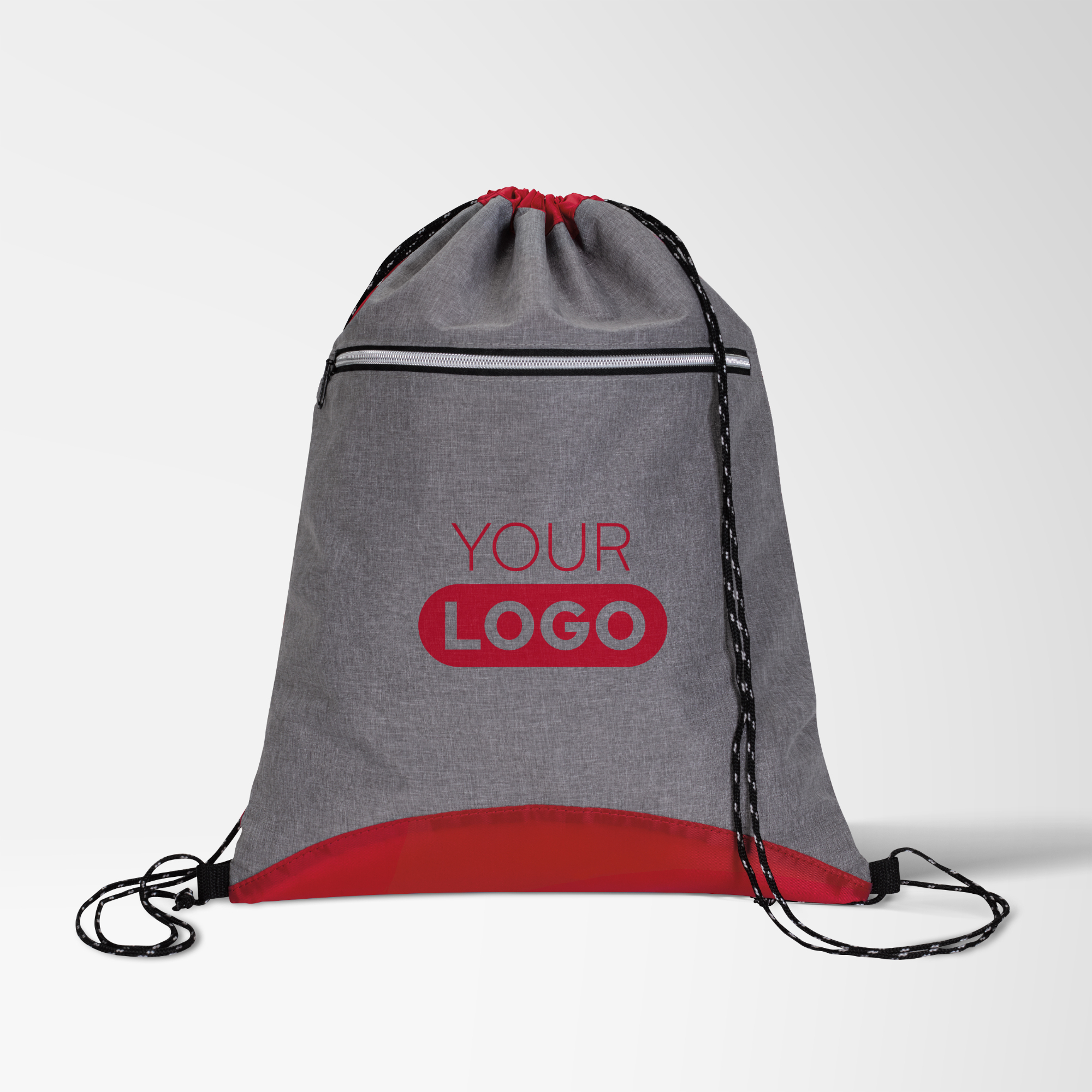 Custom Good Value™ Two-Tone Sport Drawstring Backpack | Pens.com