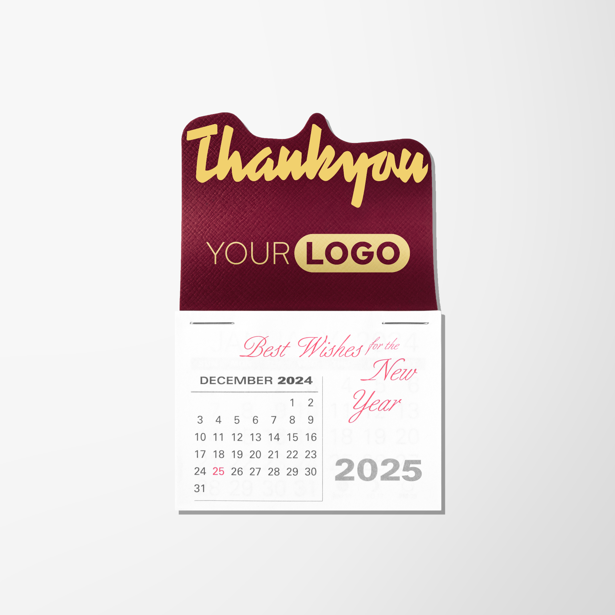 Custom Value Stick Calendar - Thank You | Pens.com