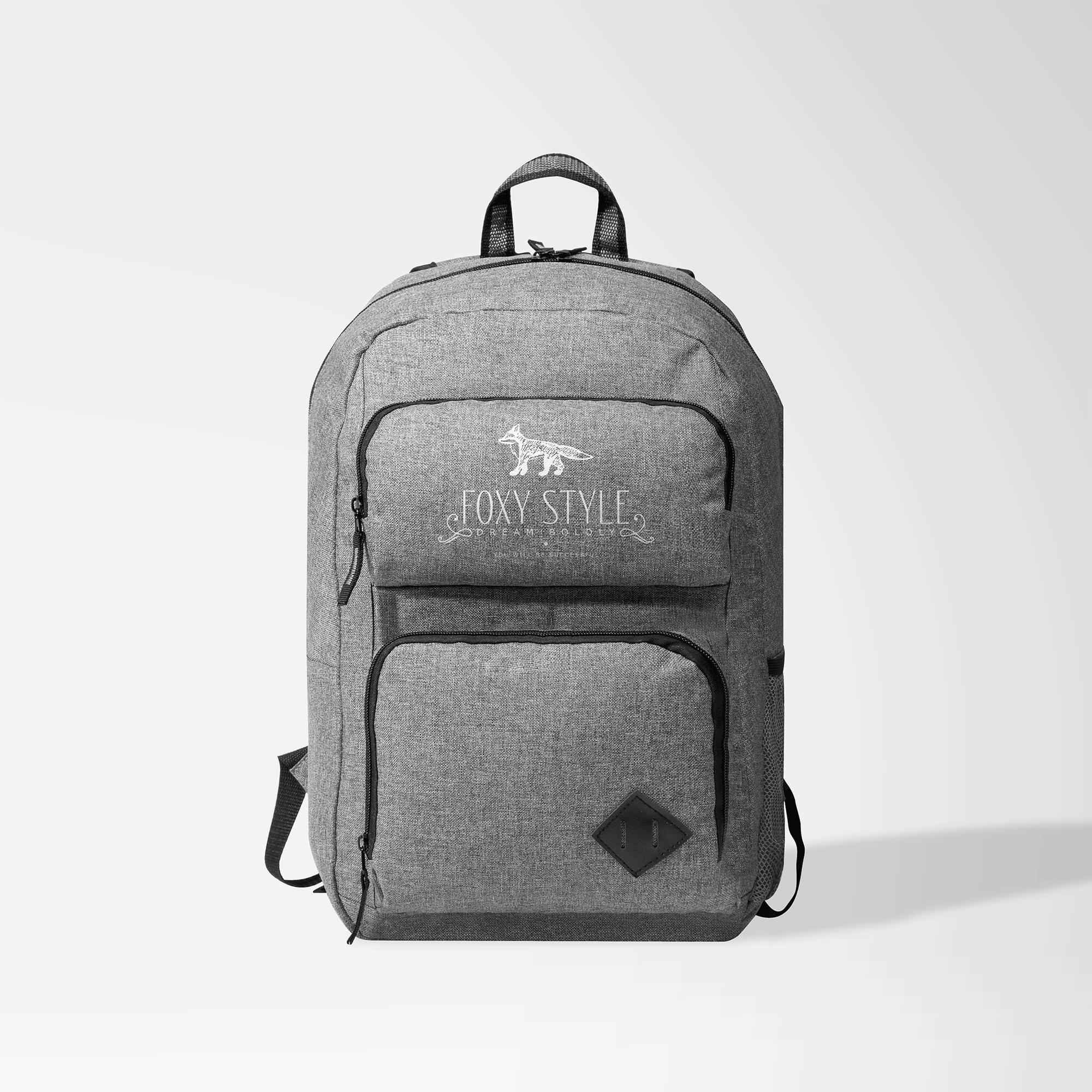 Custom Graphite Deluxe 15'' Computer Backpack | Pens.com