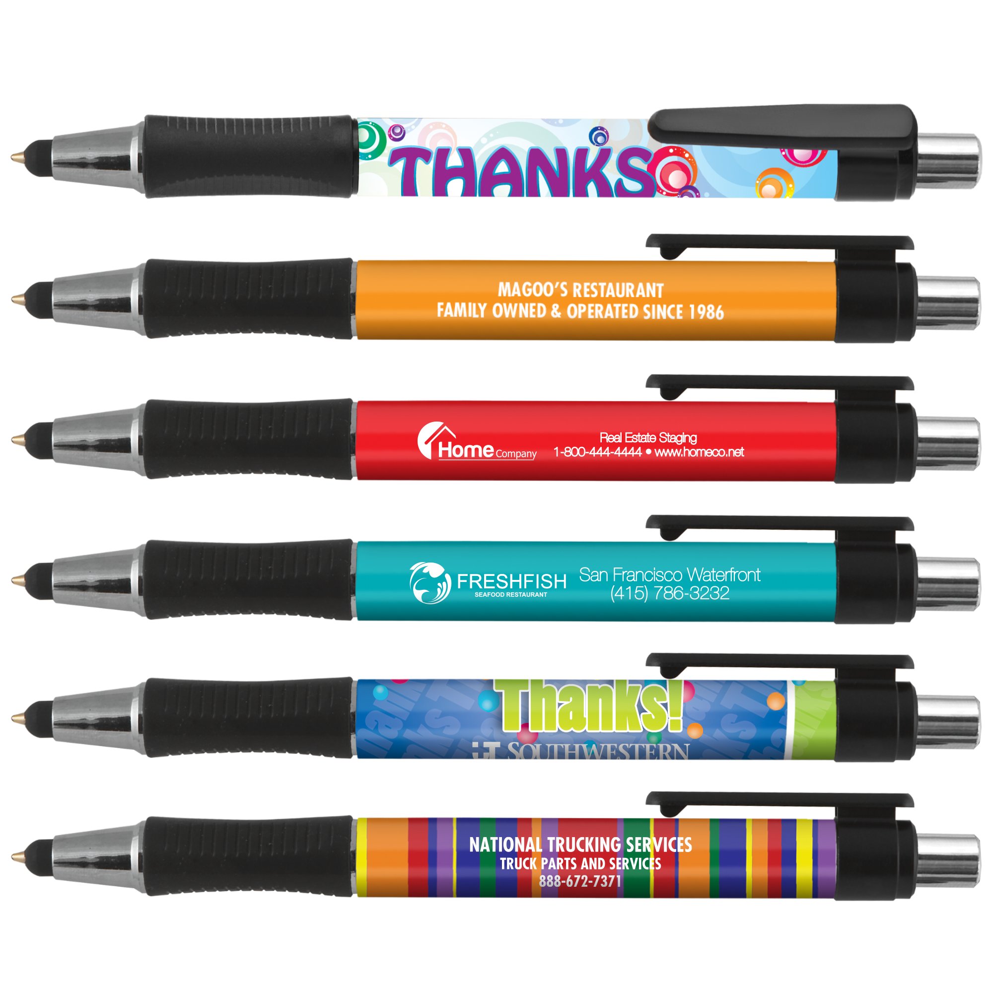 Custom Design Wrap Contour Stylus Pen | Pens.com CA