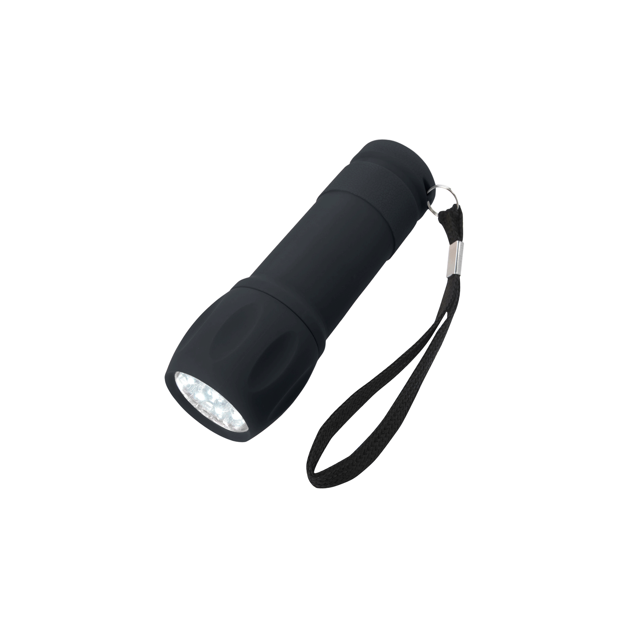 Custom Rubberized Torch Light with Strap | Pens.com