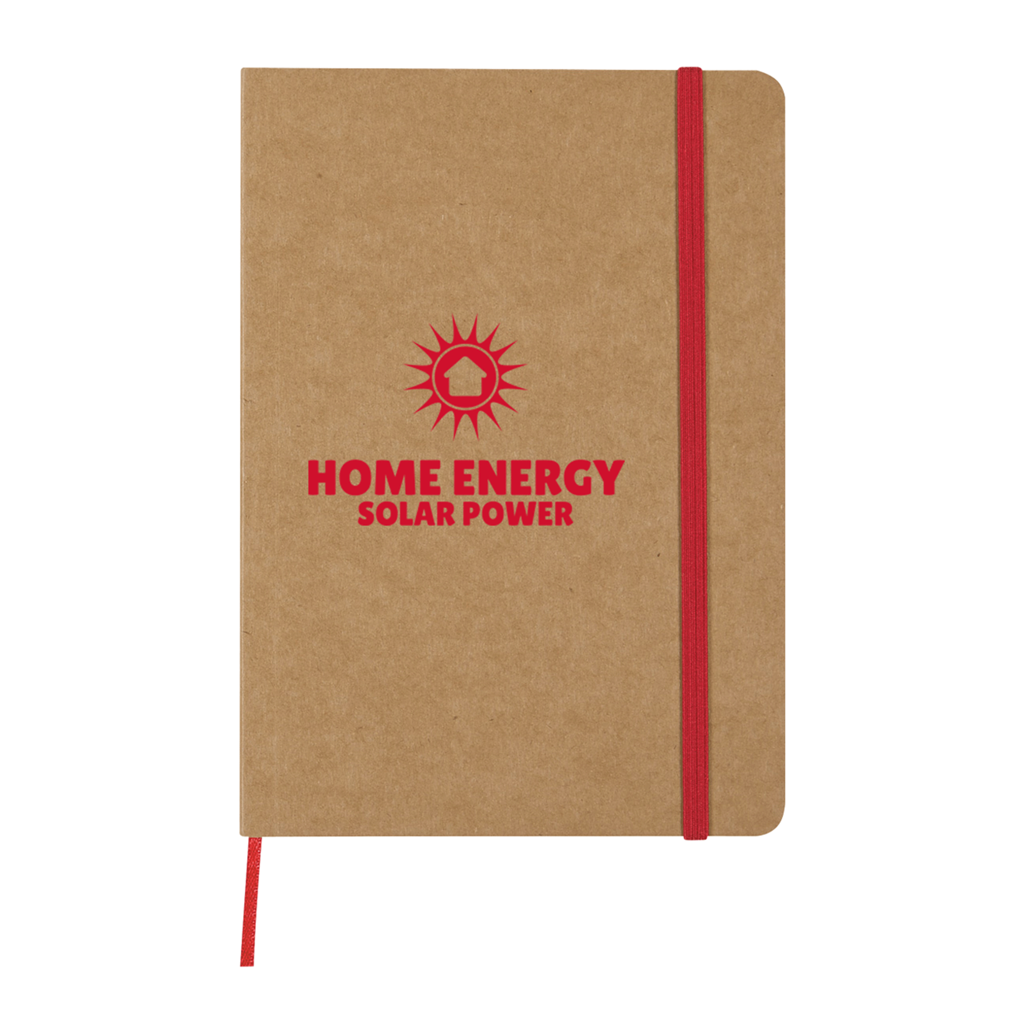 Custom 5'' x 7'' Eco-Inspired Strap Notebook | Pens.com