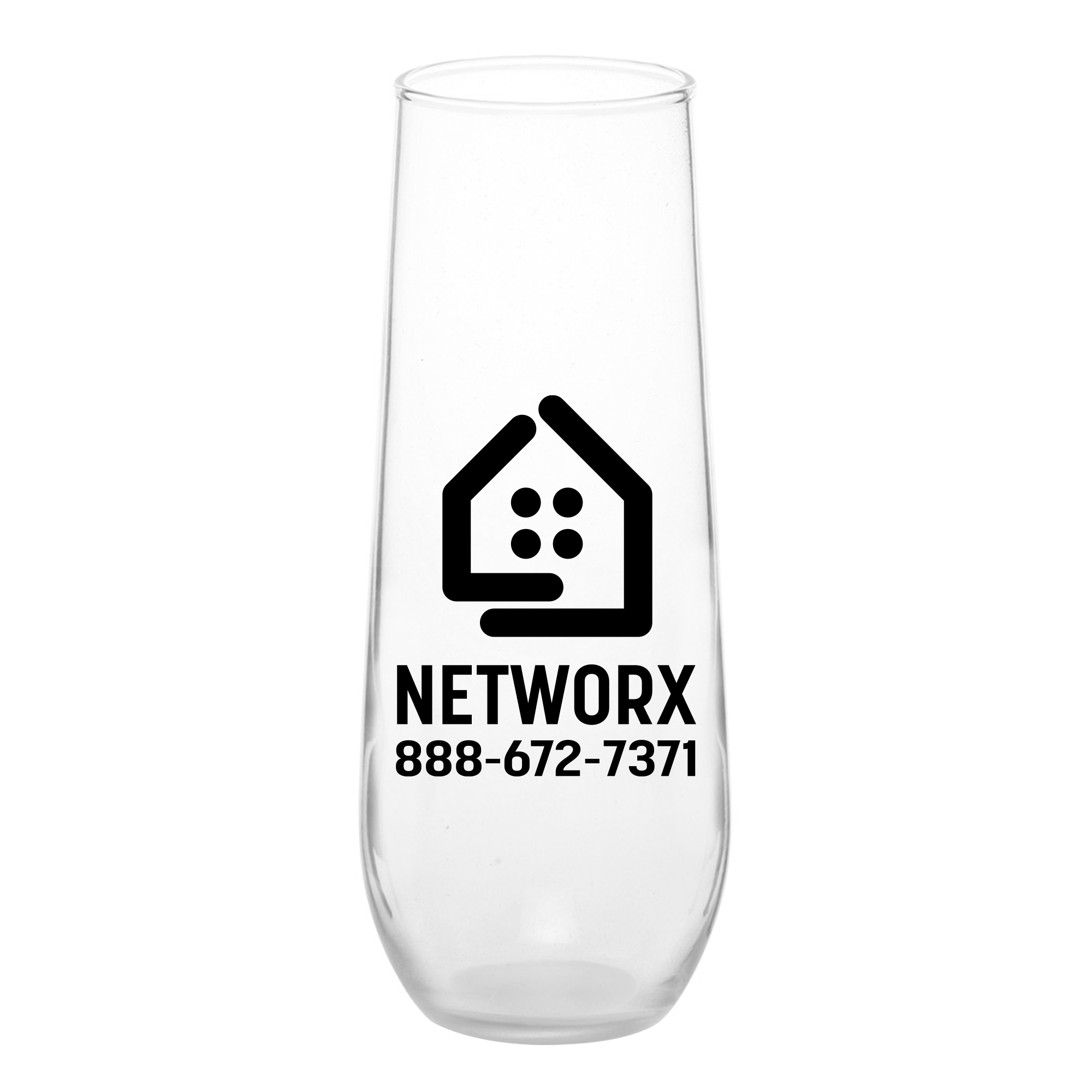 Custom Libbey® 8 oz. Cia Stemless Flute | Pens.com