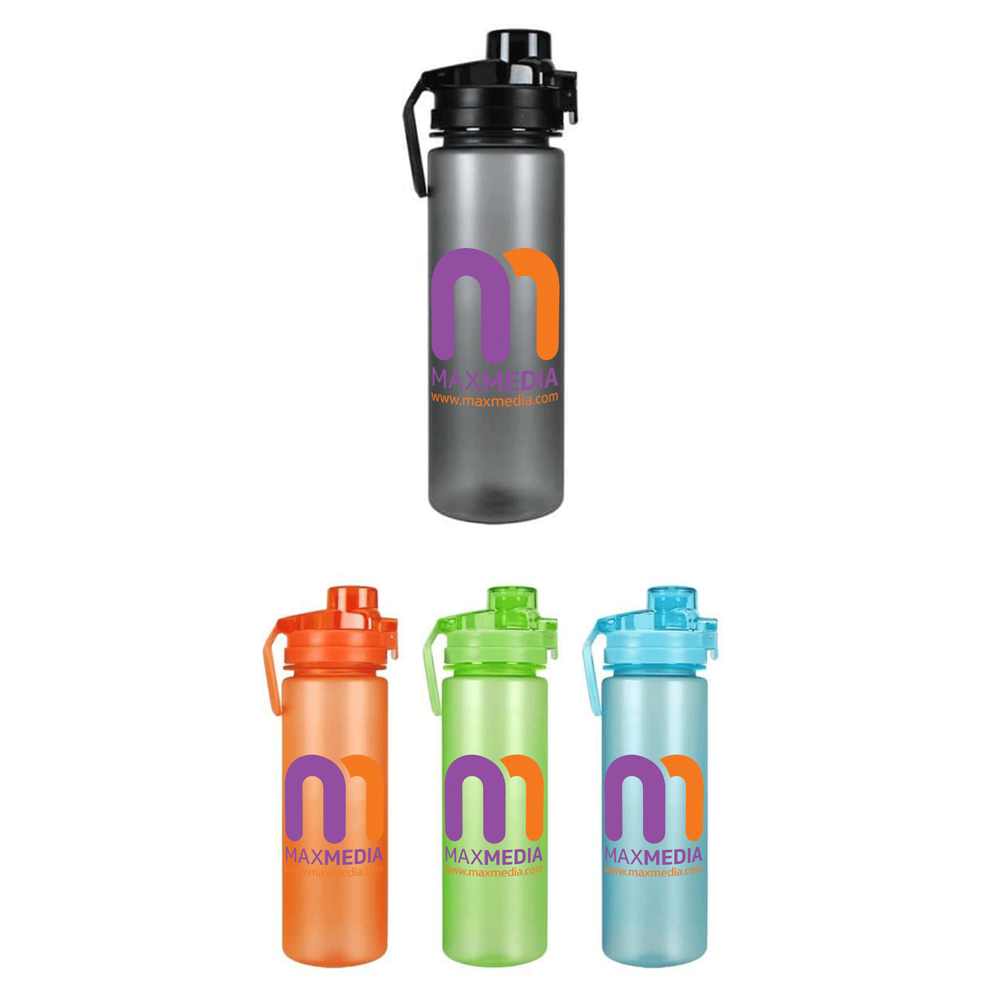 Custom Full Color 27 oz. Stream Water Bottle with Handle | Pens.com