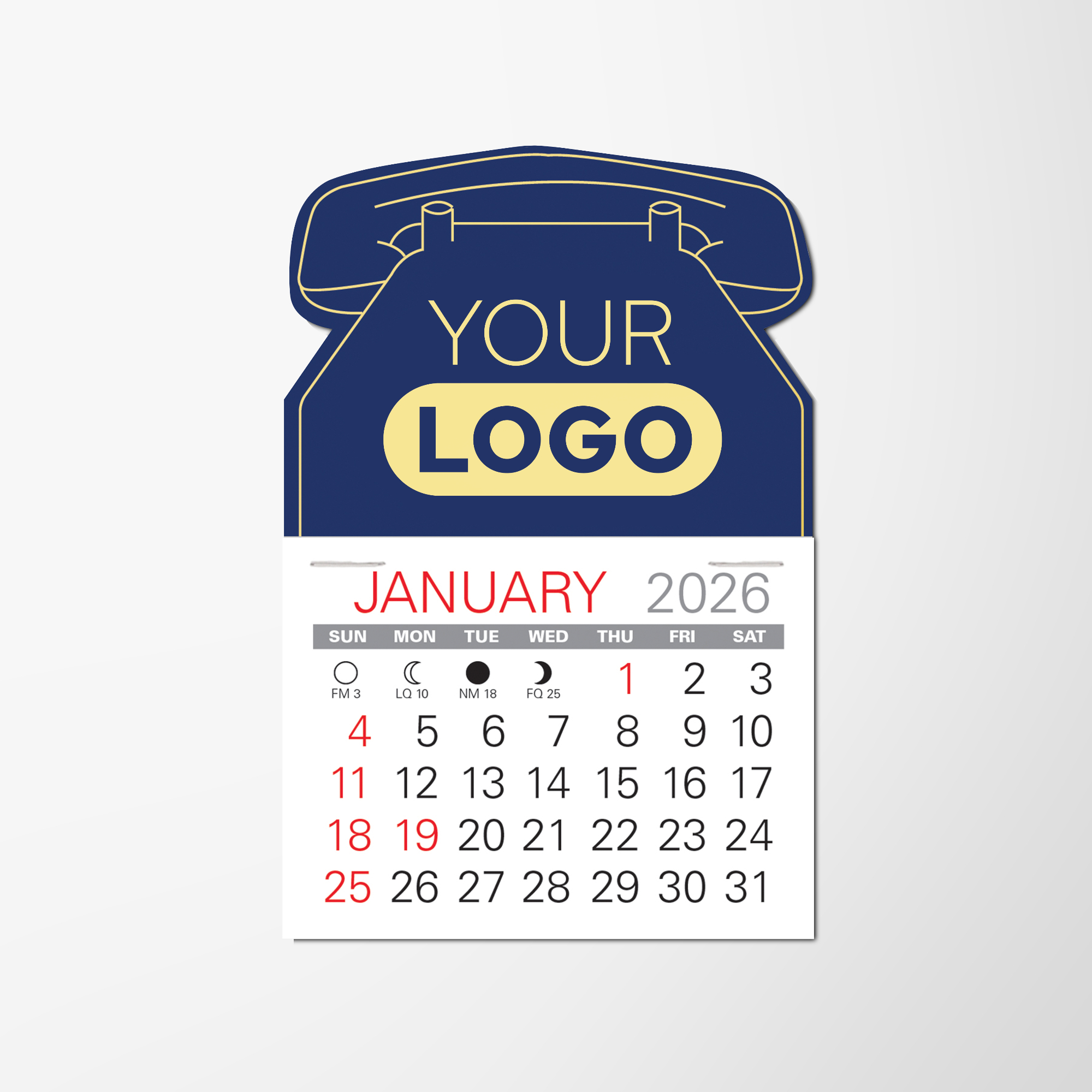 Custom Value Stick Calendar - Phone | Pens.com