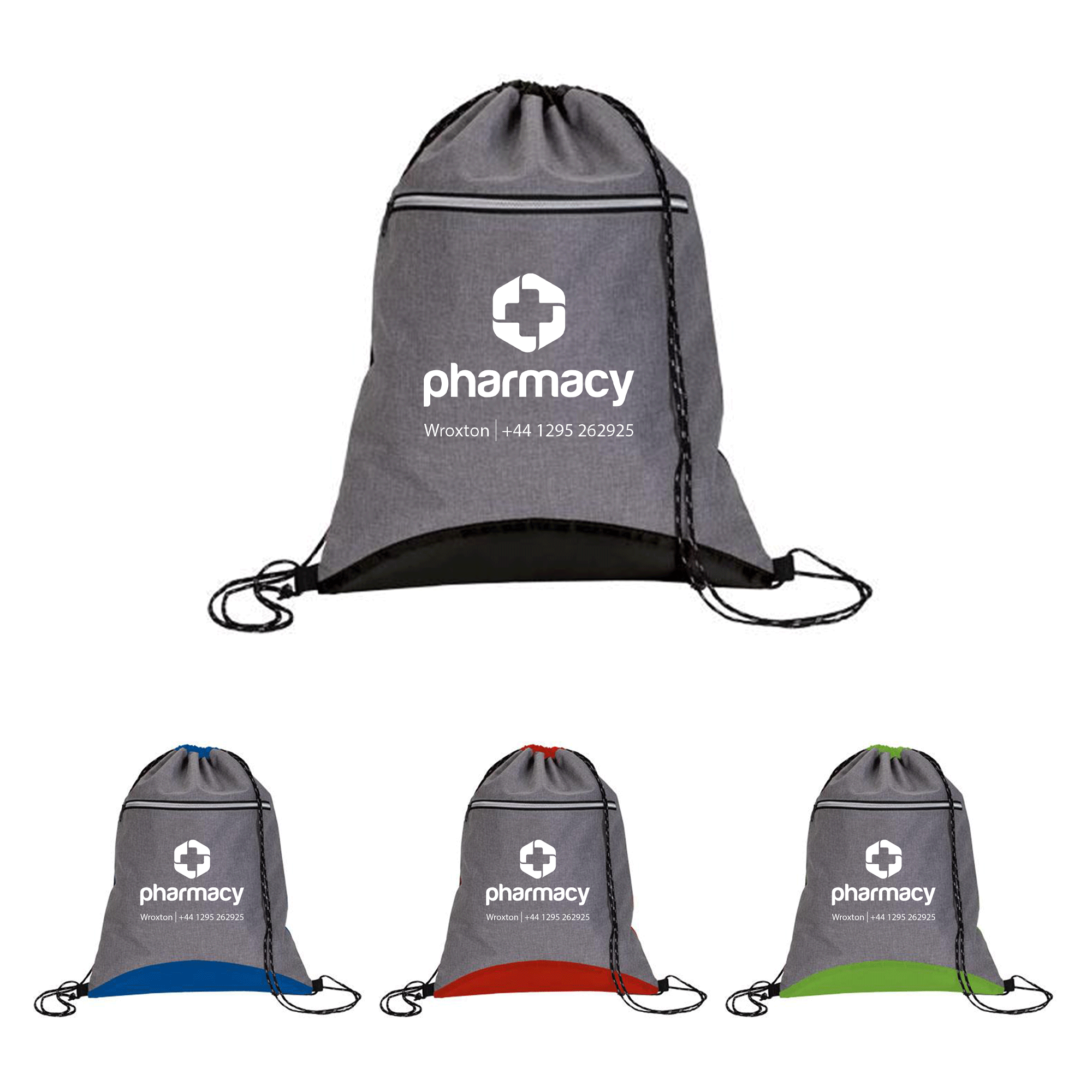 Custom Good Value™ Two-Tone Sport Drawstring Backpack | Pens.com