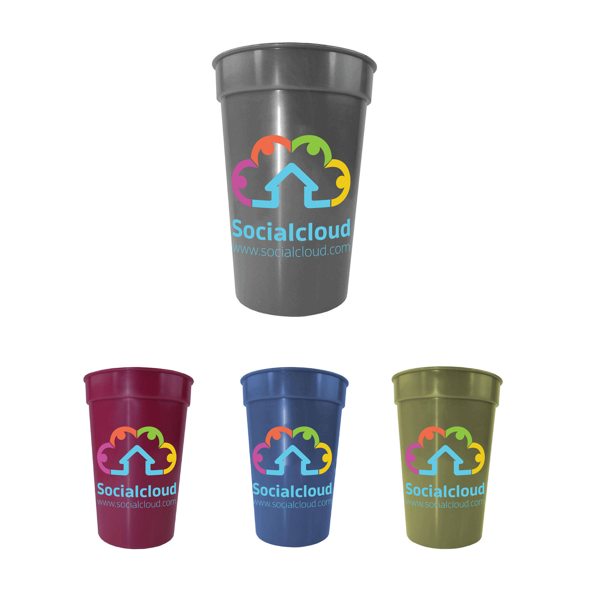 Custom Full Color 17 oz. Wilderness Stadium Cup | Pens.com