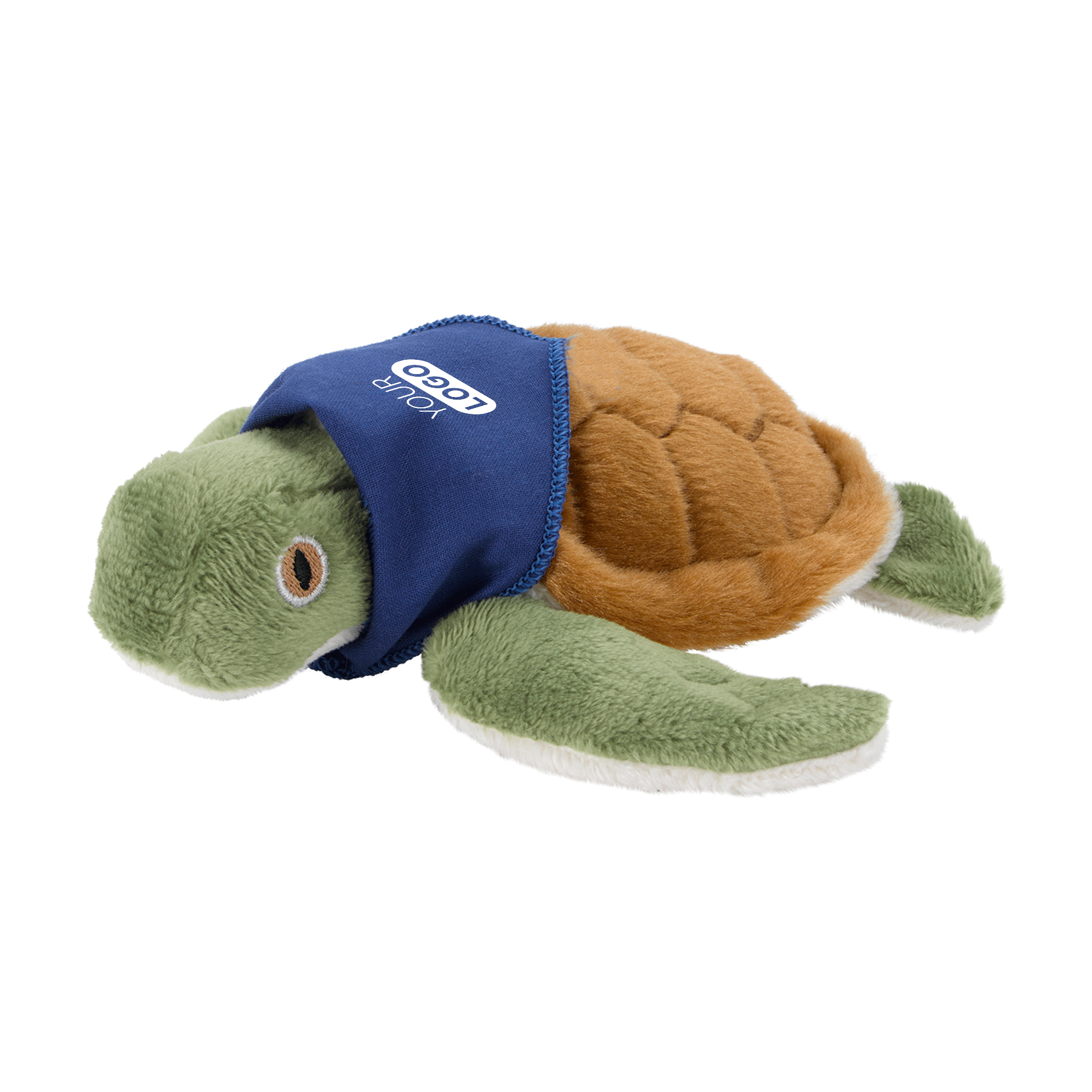 Custom Aurora® 5" Recycled Mini Plush Turtle | Pens.com