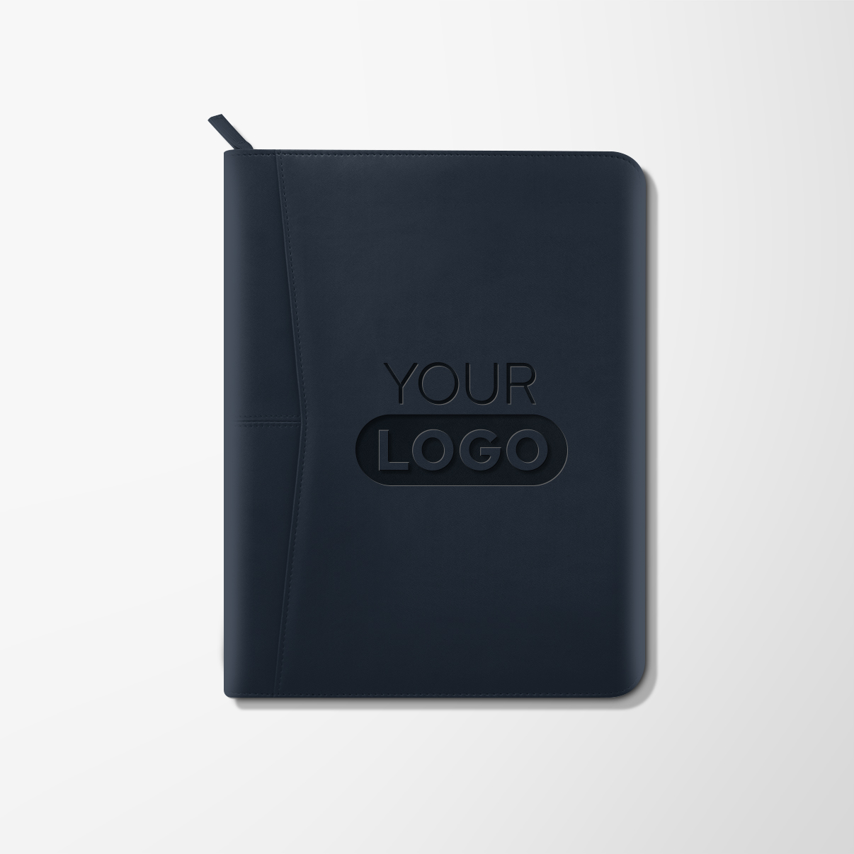 Custom Debossed Pedova™ Zippered Padfolio | Pens.com