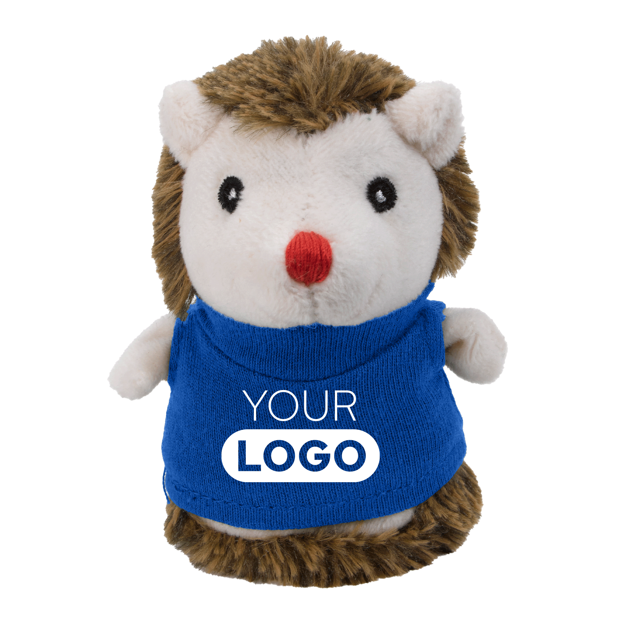 Custom Chelsea Teddy Bear™ 4" Shorties Plush Hedgehog | Pens.com