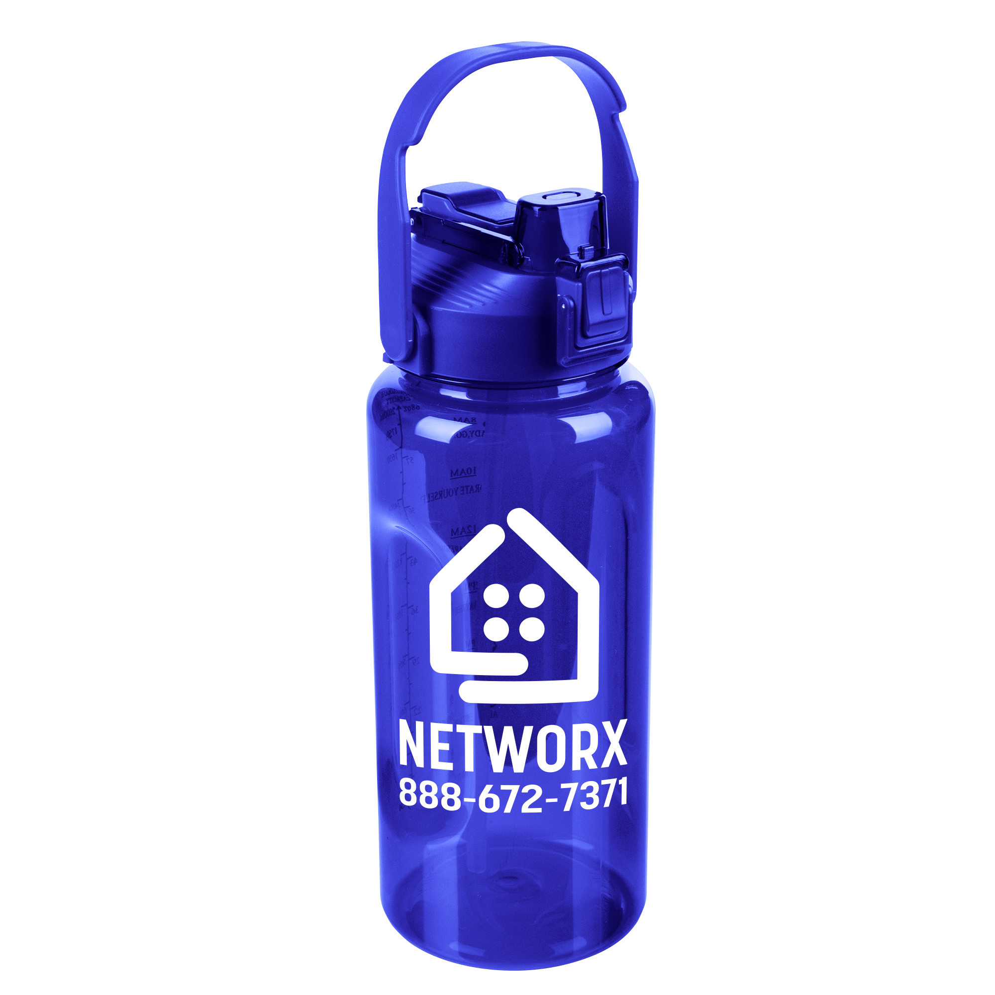 Custom 68 oz. Motivational Water Bottle with Handle | Pens.com