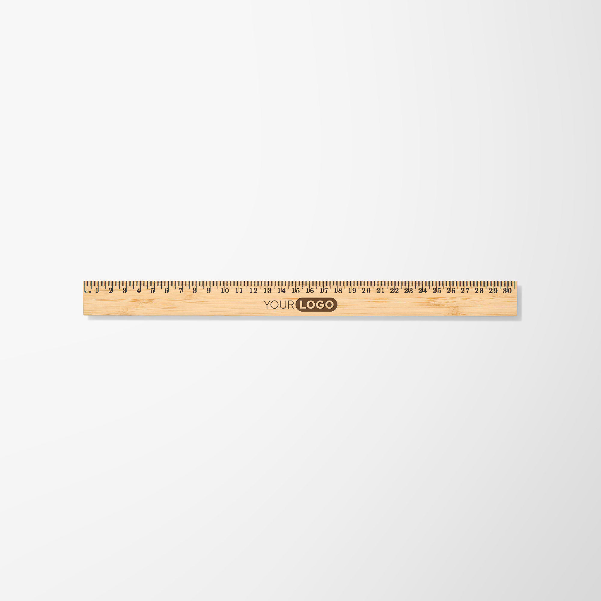 Promotional Engraved Bamboo Baris 30 cm Ruler with Logo | Pens.com