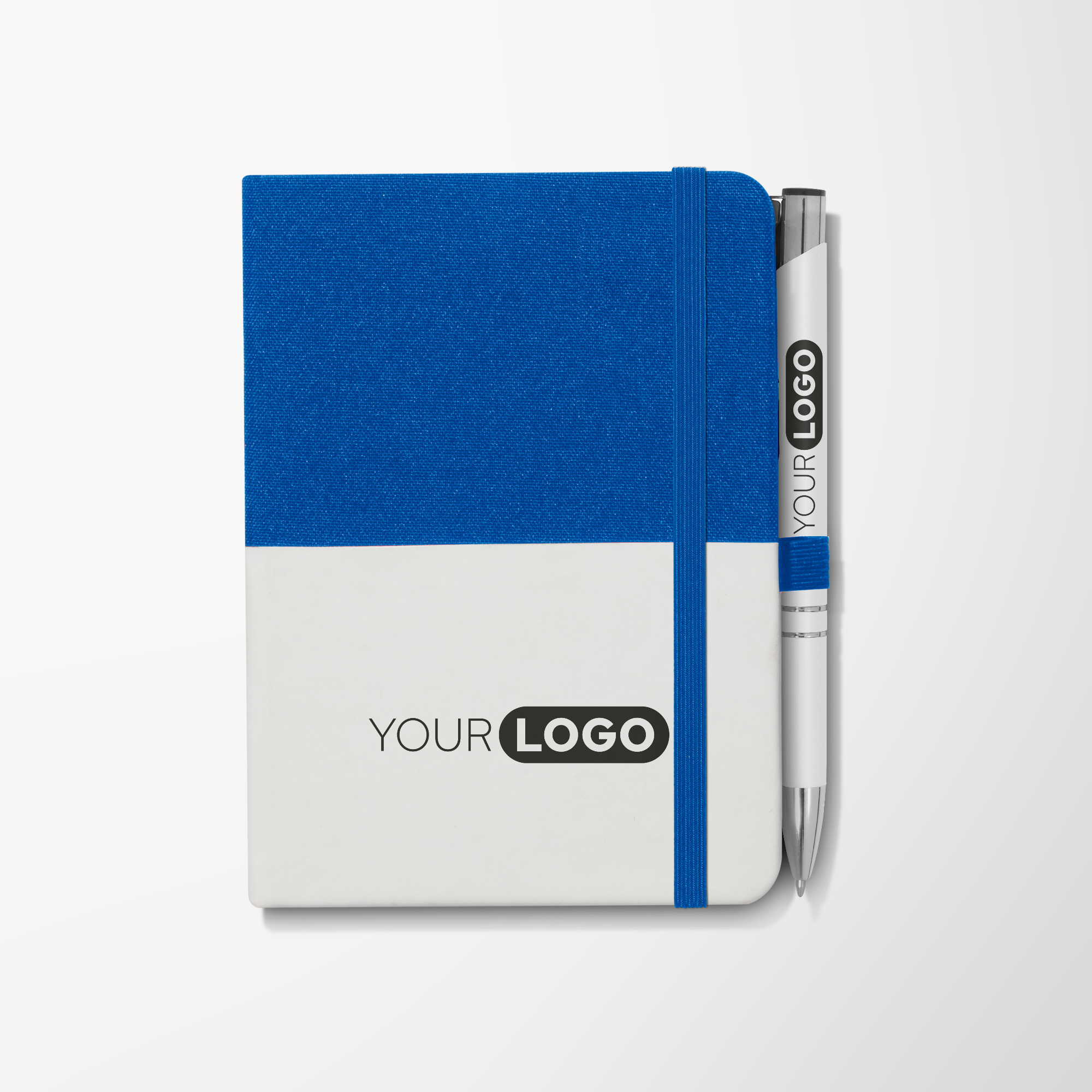 Custom Recycled Colorblock Notebook & Paragon Pen Set | Pens.com