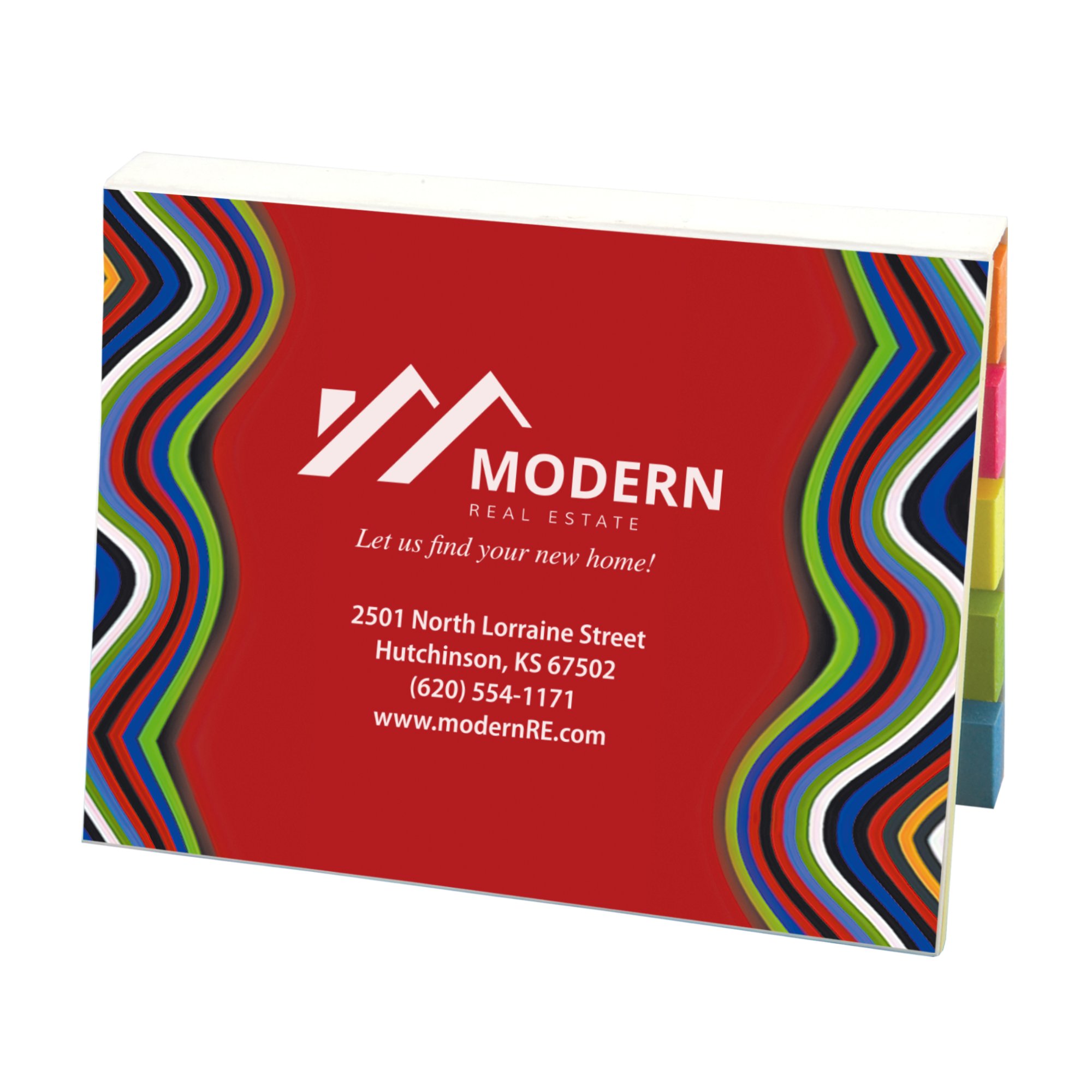 Custom Design Wrap Sticky Notebook | Pens.com