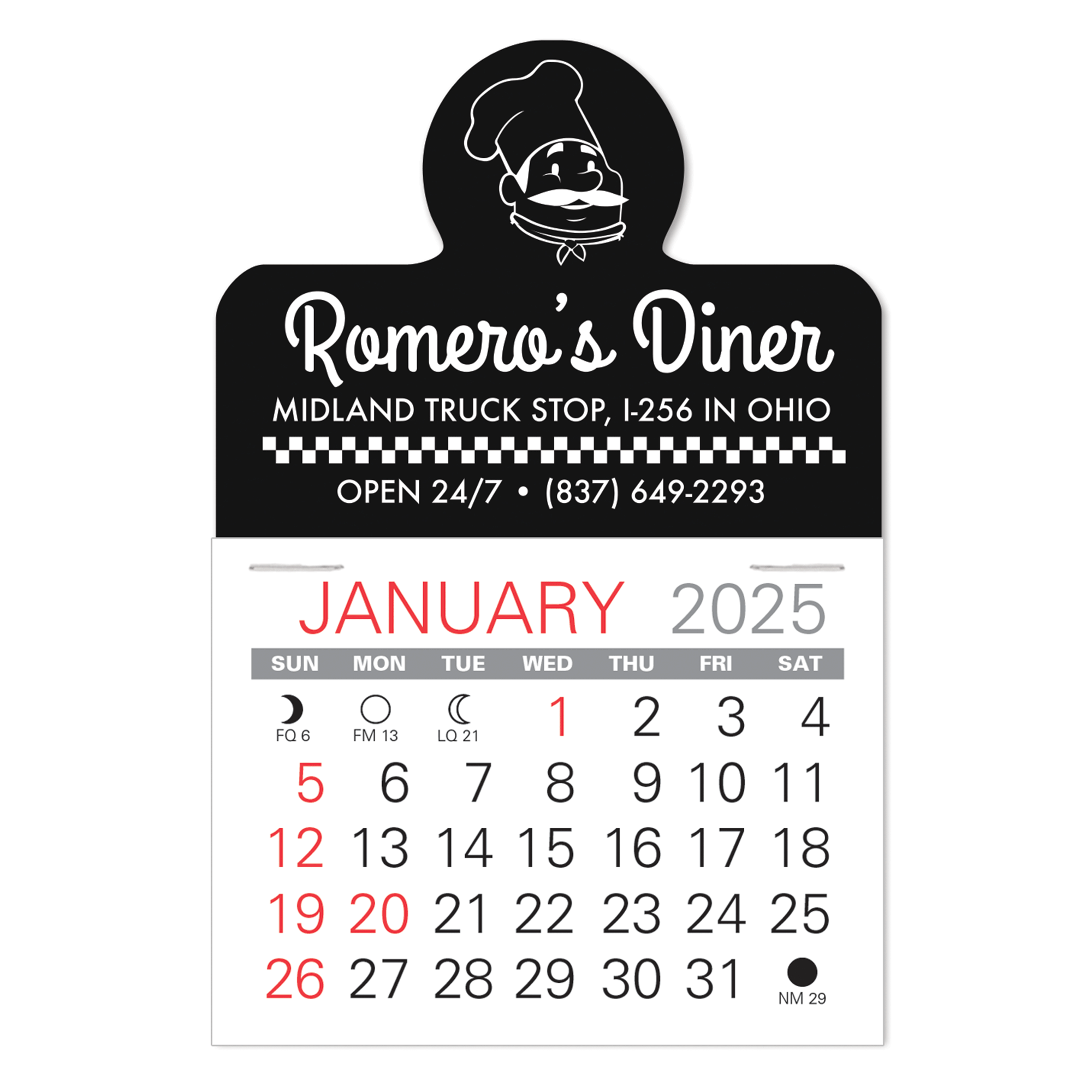 Custom Value Stick Calendar - Spotlight | Pens.com