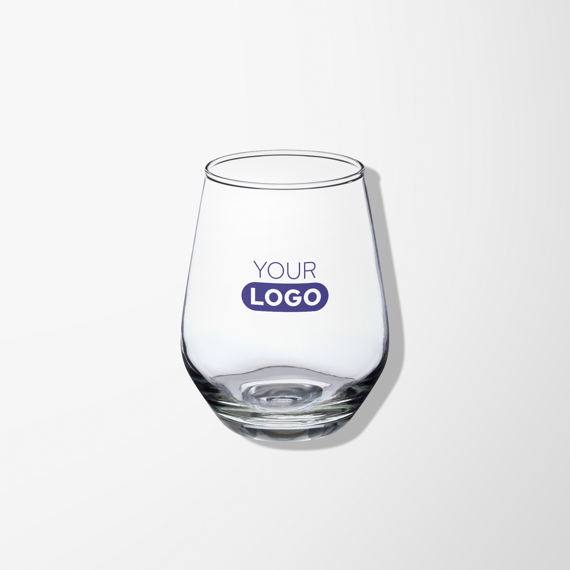 Custom 12 oz. Vaso Silicia Stemless Wine Glass | Pens.com