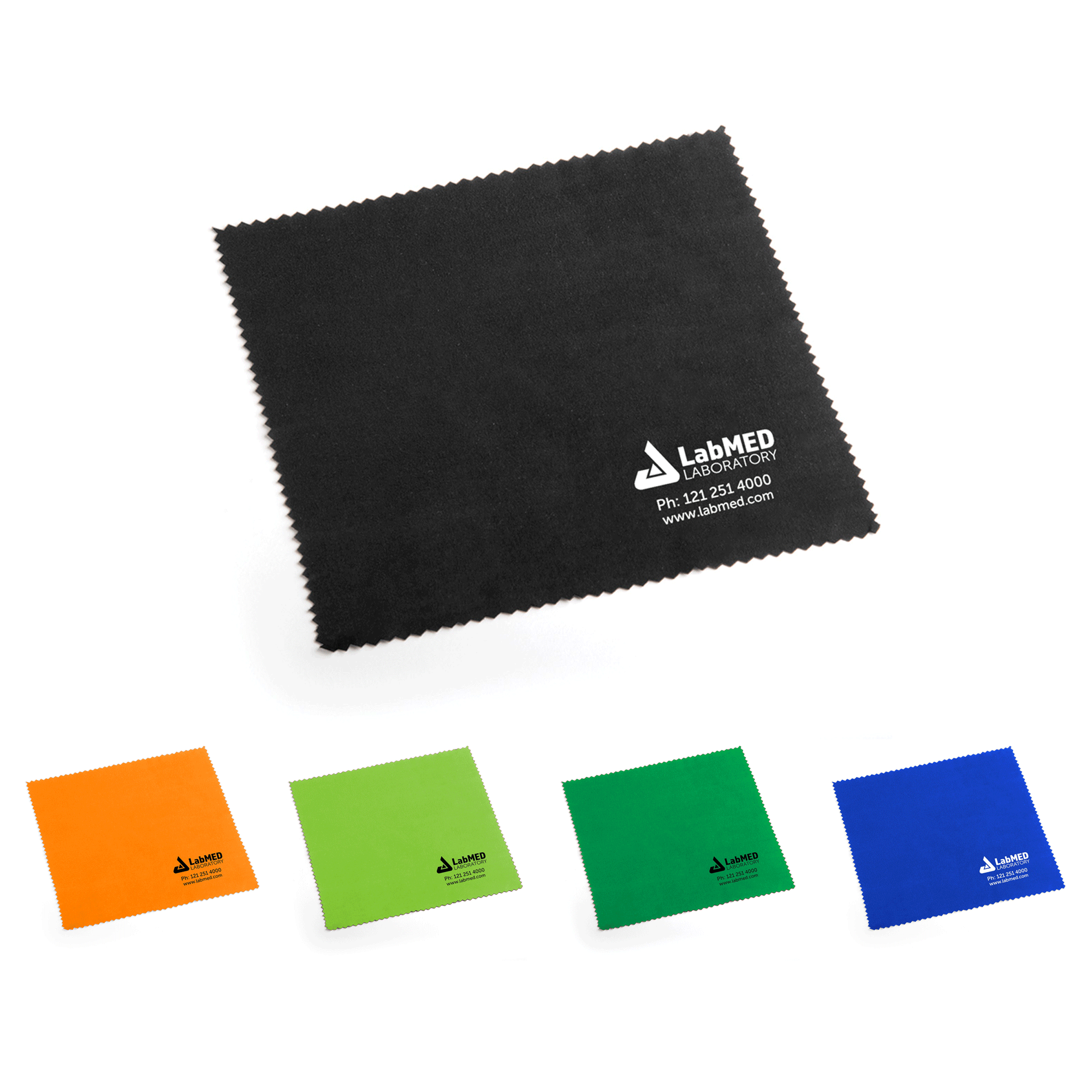 Custom Antimicrobial Galaxy Screen Cleaning Cloth | Pens.com