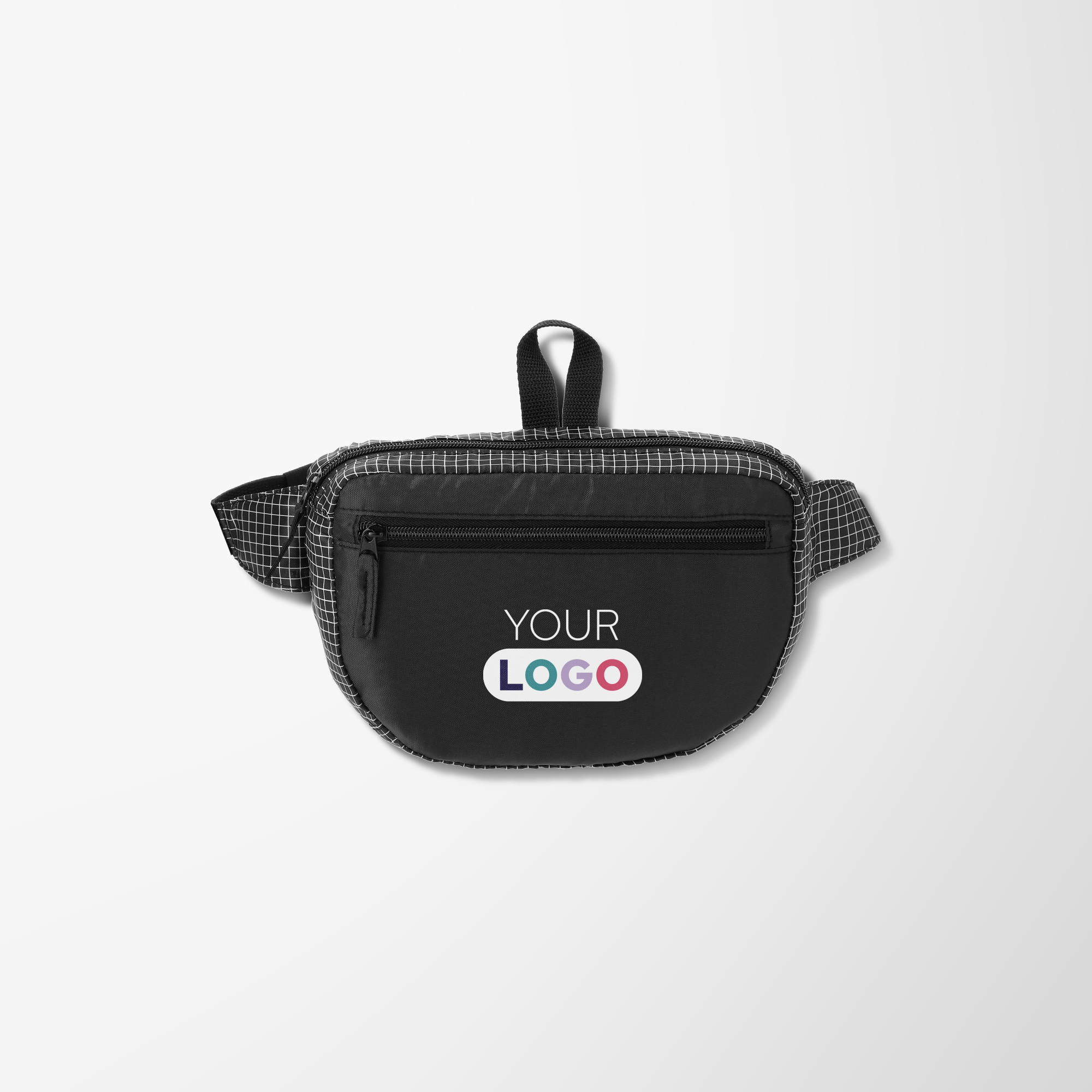 Custom Full Colour Grid Fanny Pack | Pens.com CA