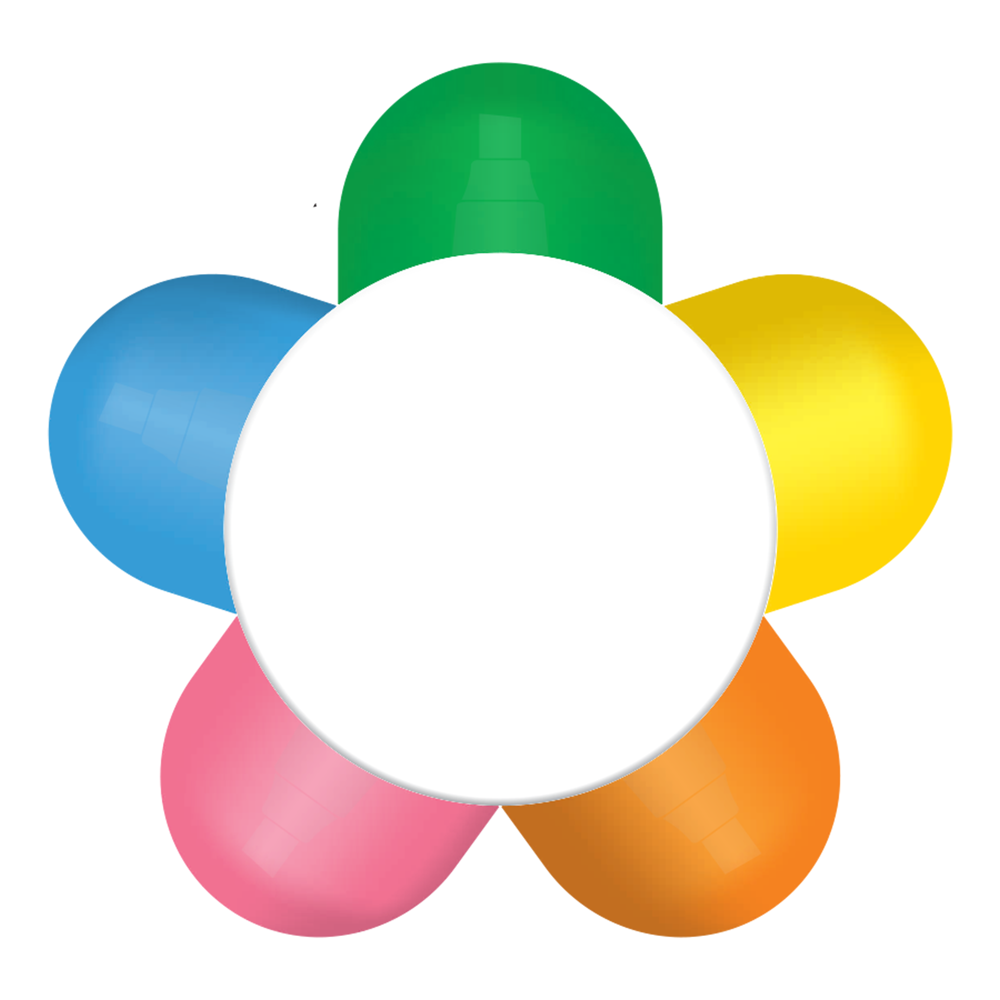 Personalise Flower Highlighter with Text | Pens.com