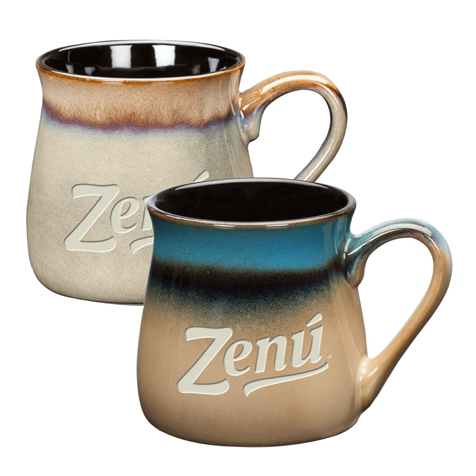 Custom 16 oz. Reactive Glaze Dodsworth Ceramic Mug | Pens.com