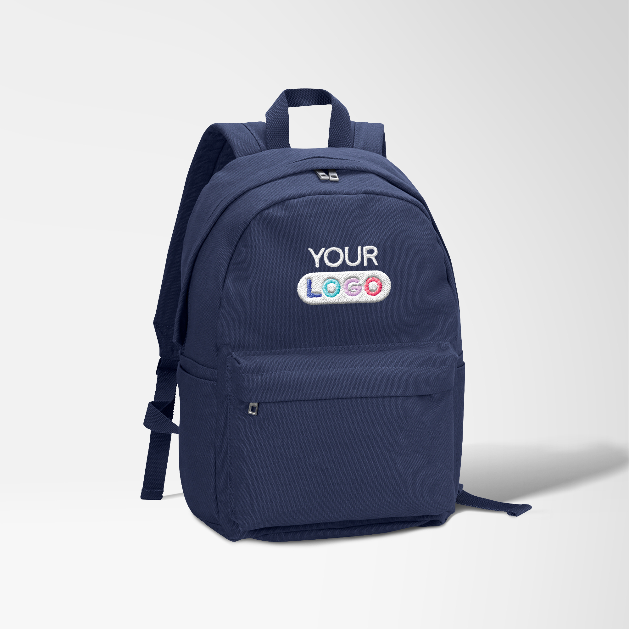 Personalise Cairn Embroidered 450 gsm Cotton Canvas Backpack with Text ...