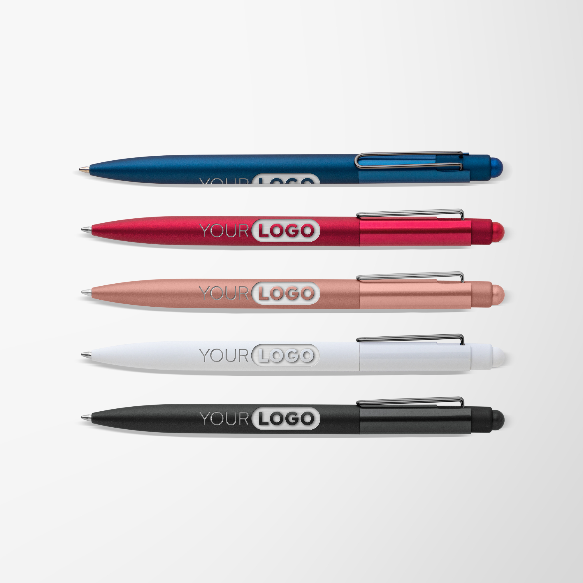 Custom Engraved Monochrome Recycled Aluminum Ezra Pen | Pens.com