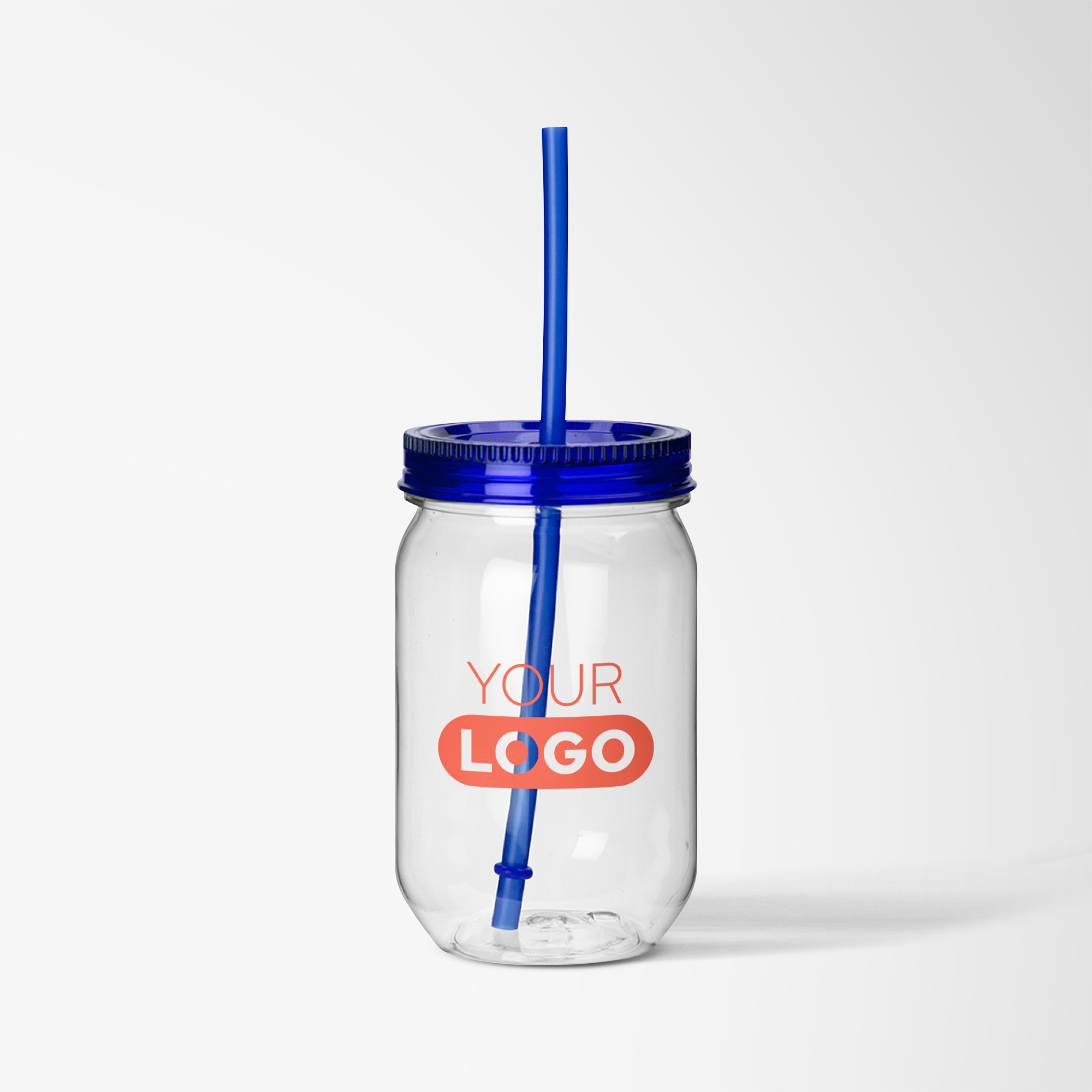 Custom 22 oz. Fiesta Mason Jar Tumbler with Straw | Pens.com