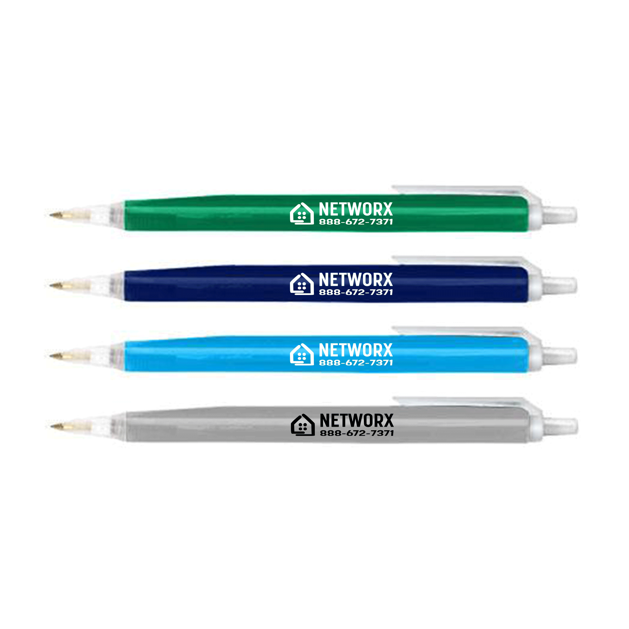 Custom Tri-Stic Clear Pen | Pens.com