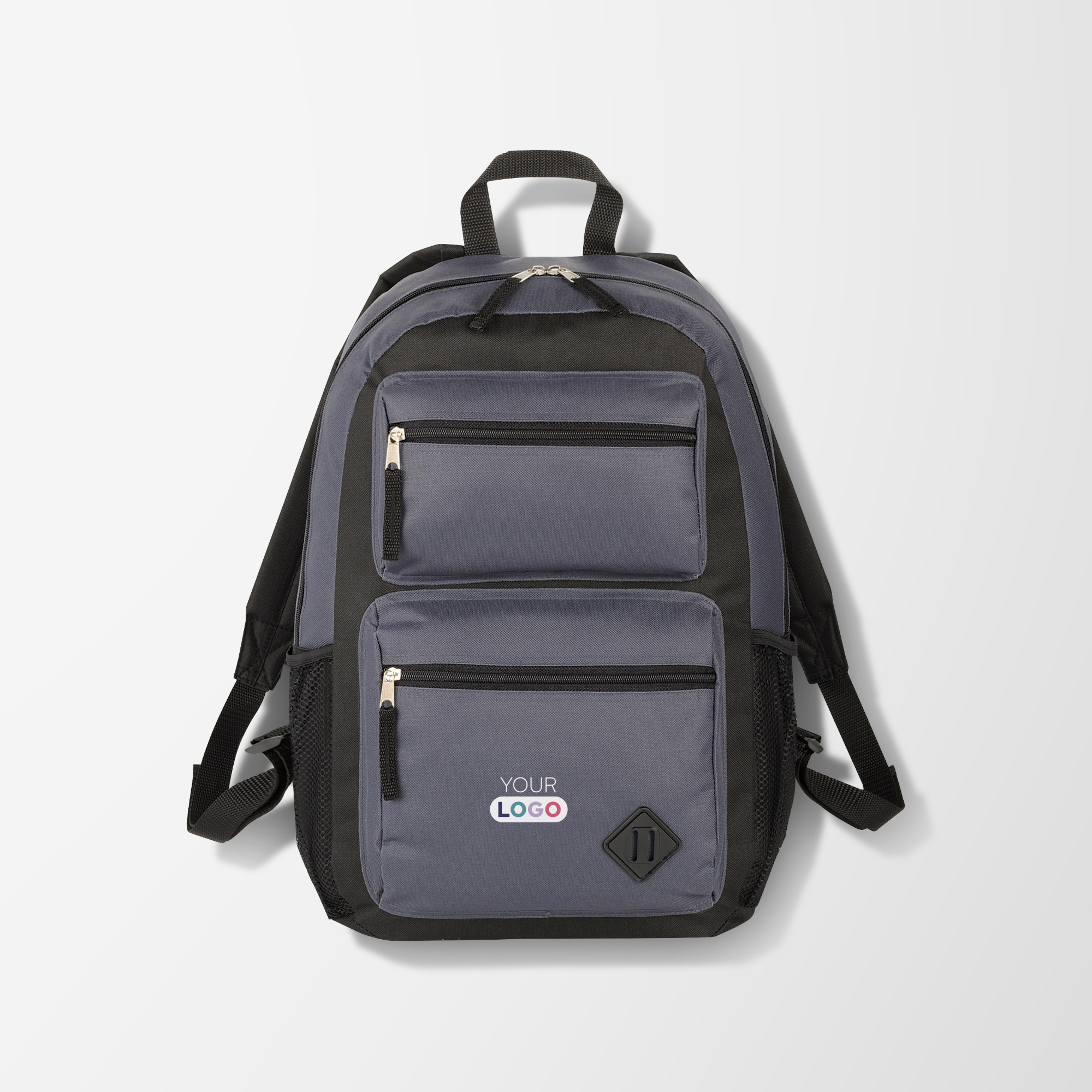 Custom Full Color Double-Pocket Cargo Backpack | Pens.com
