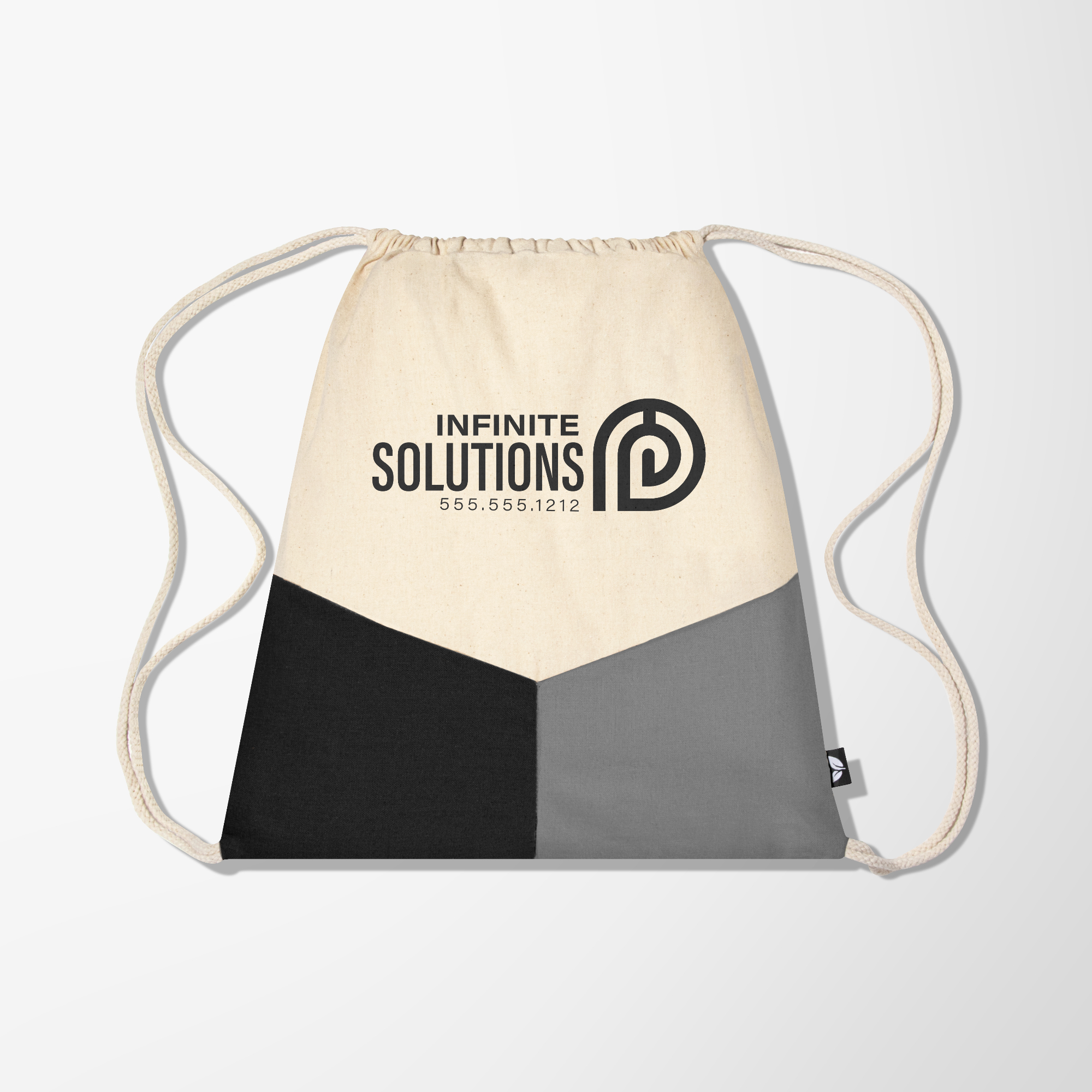 Custom Issa 6 oz. Recycled Cotton Drawstring Bag | Pens.com