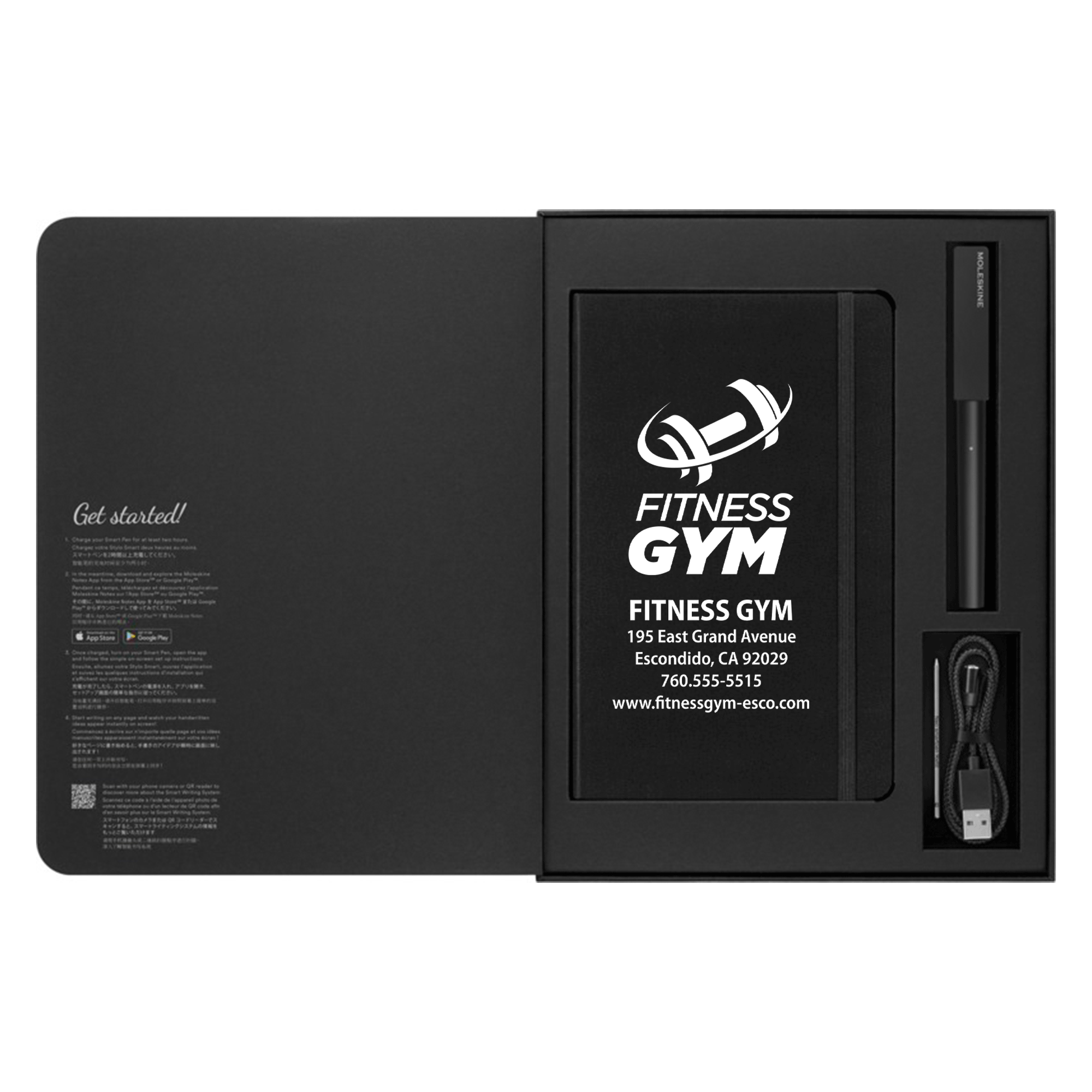 Promotional Moleskine® Smart Writing Set 2.0 with Logo | Pens.com Promotional Moleskine® Smart Writing Set 2.0 with Logo | Pens.com
