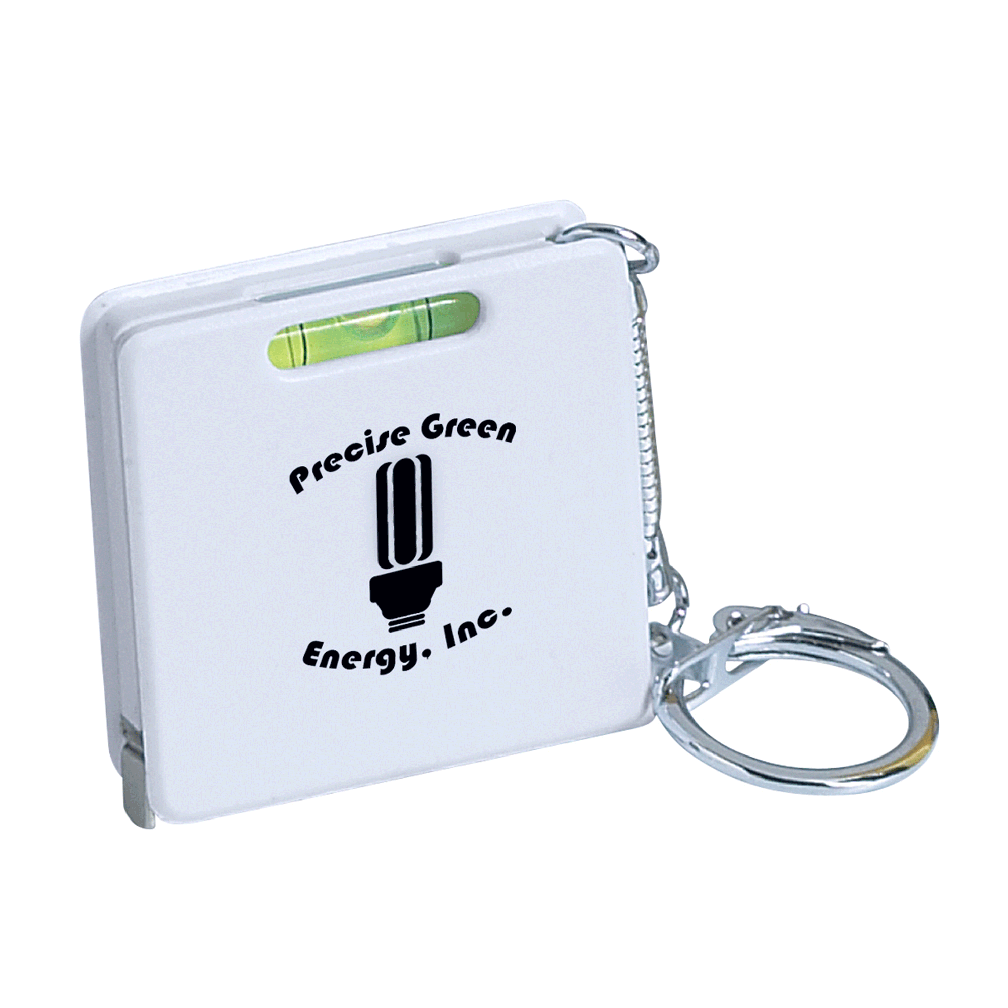 Custom Square Level Tape Measure Key Tag | Pens.com