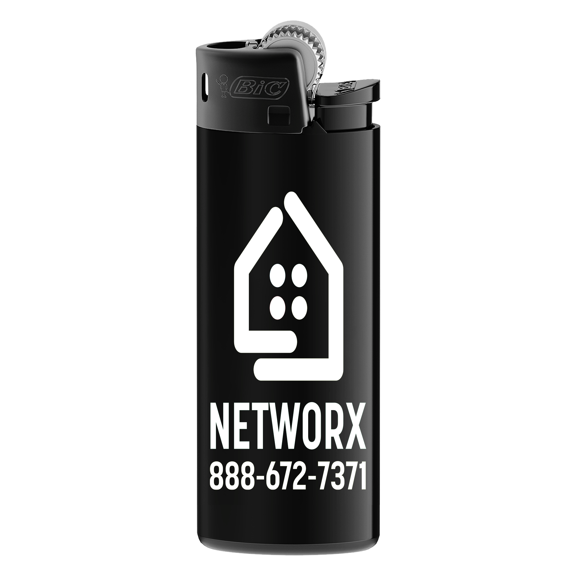 Promotional BIC® J25 All Black Lighter with Logo | Pens.com