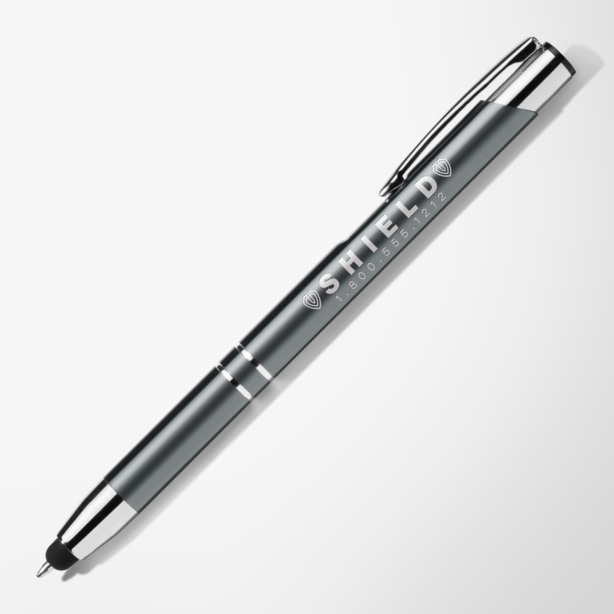 Personalise Metal Mythic Stylus Tip Pen with Text | Pens.com