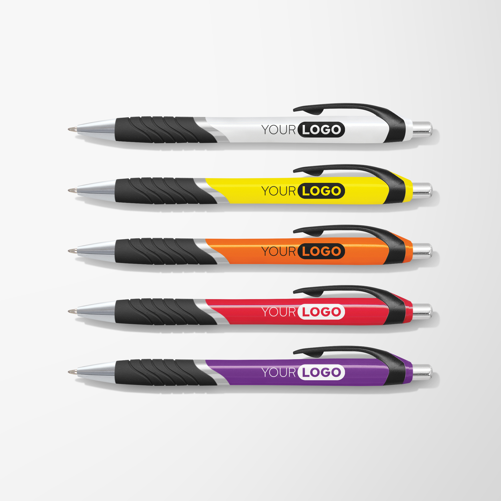 Personalise Jet Pen - Coloured Barrels with Text | Pens.com