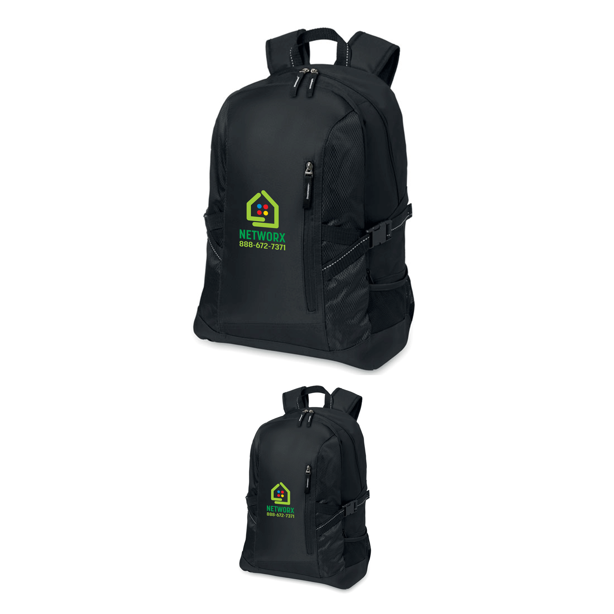Promotional Full Colour TecnoTrek Computer Backpack with Logo | Pens.com