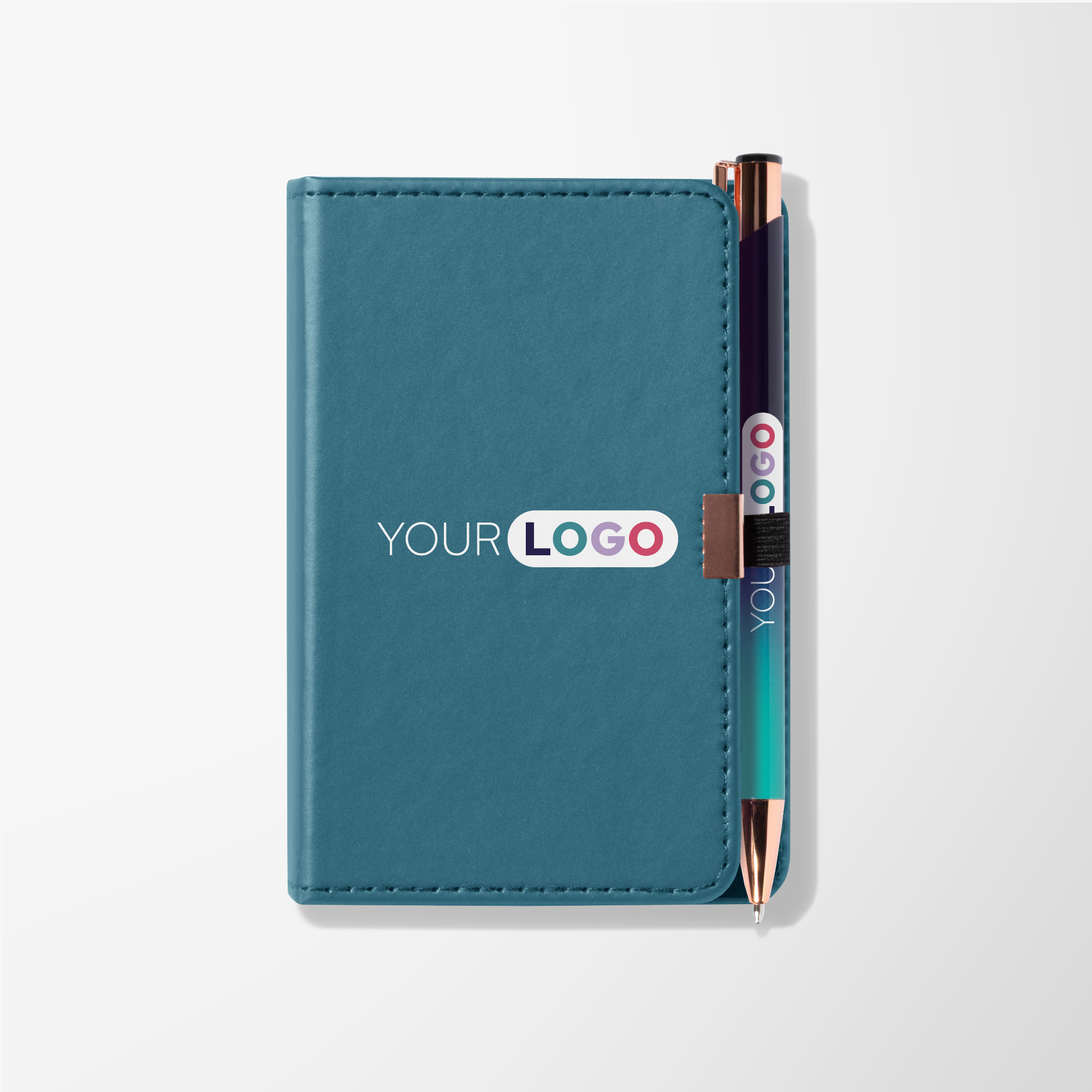 Custom Full Color Note Caddy & Ombré Paragon Pen Set | Pens.com