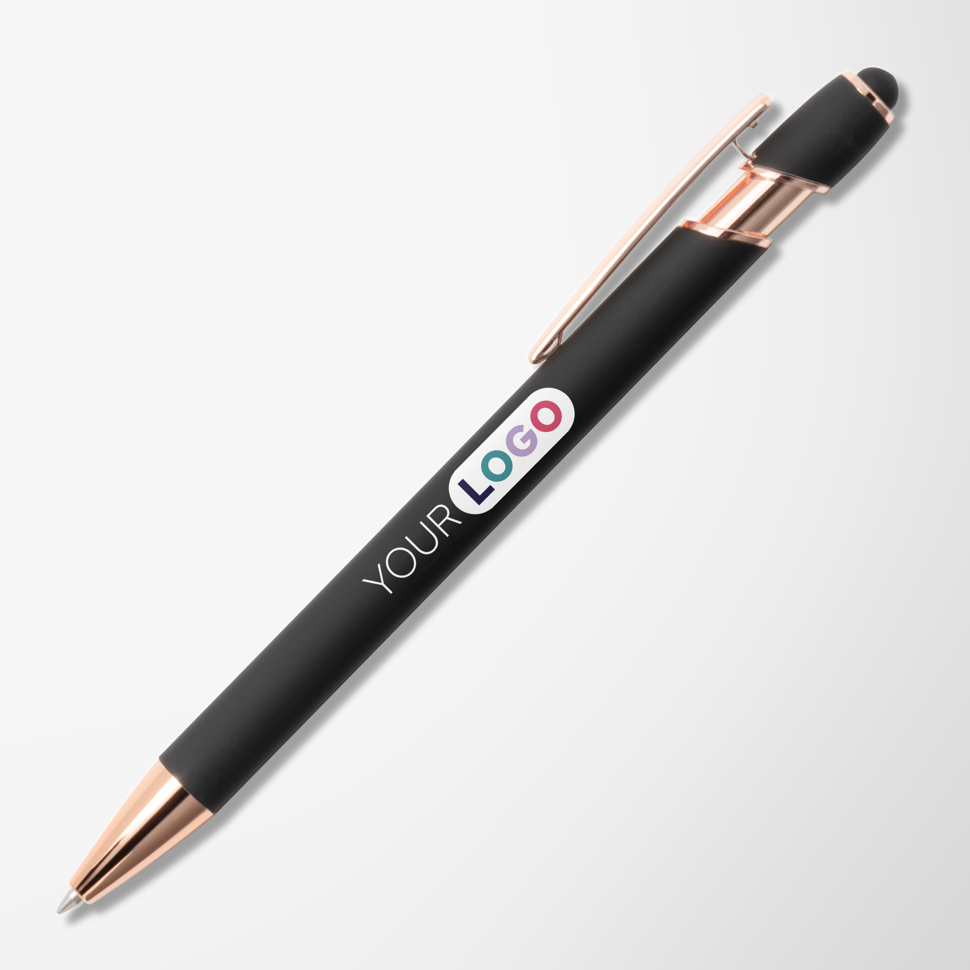 Custom Full Color Alpha Soft Touch Gel Pen | Pens.com