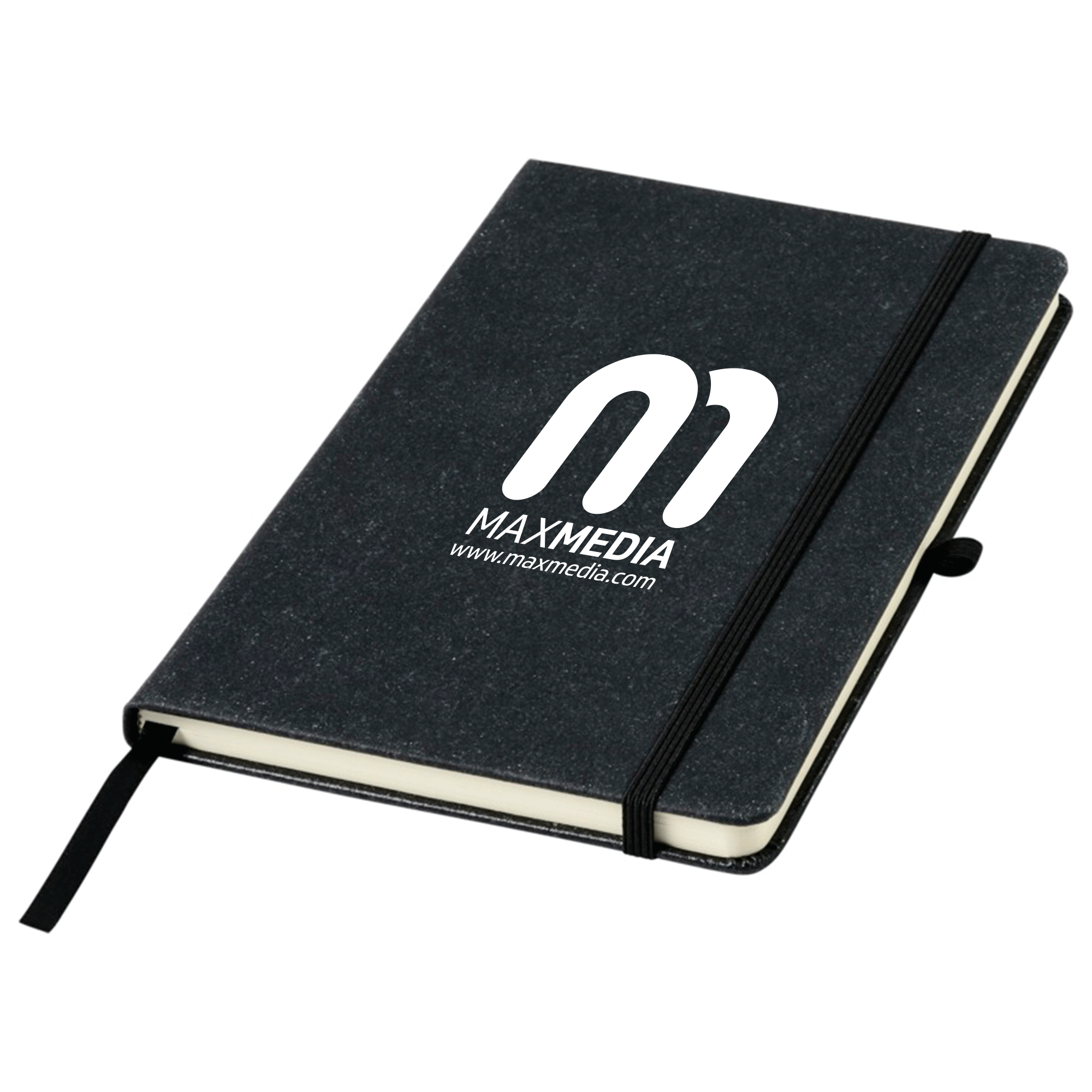 Promotional Marksman A5 Leather Atlana Notebook with Logo | Pens.com