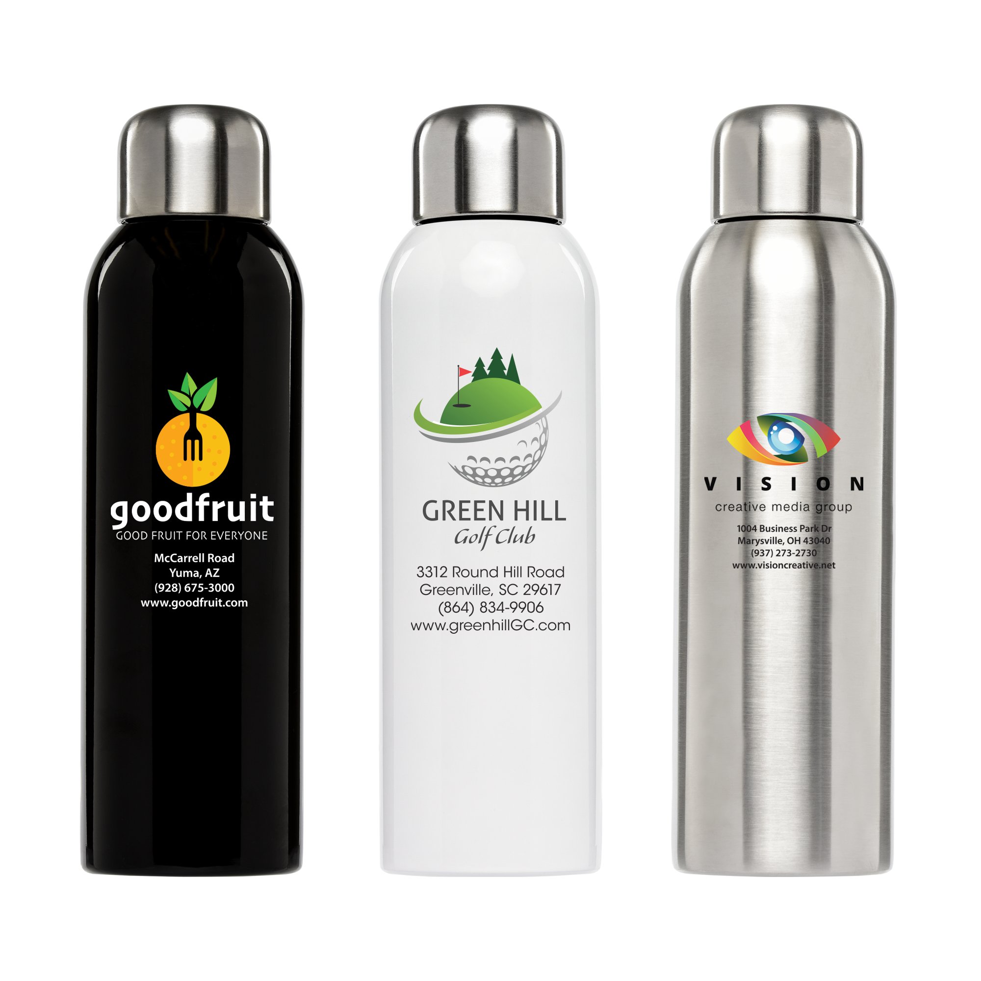 Custom Britebrand™ 26 oz. Iva Stainless Steel Water Bottle | Pens.com CA