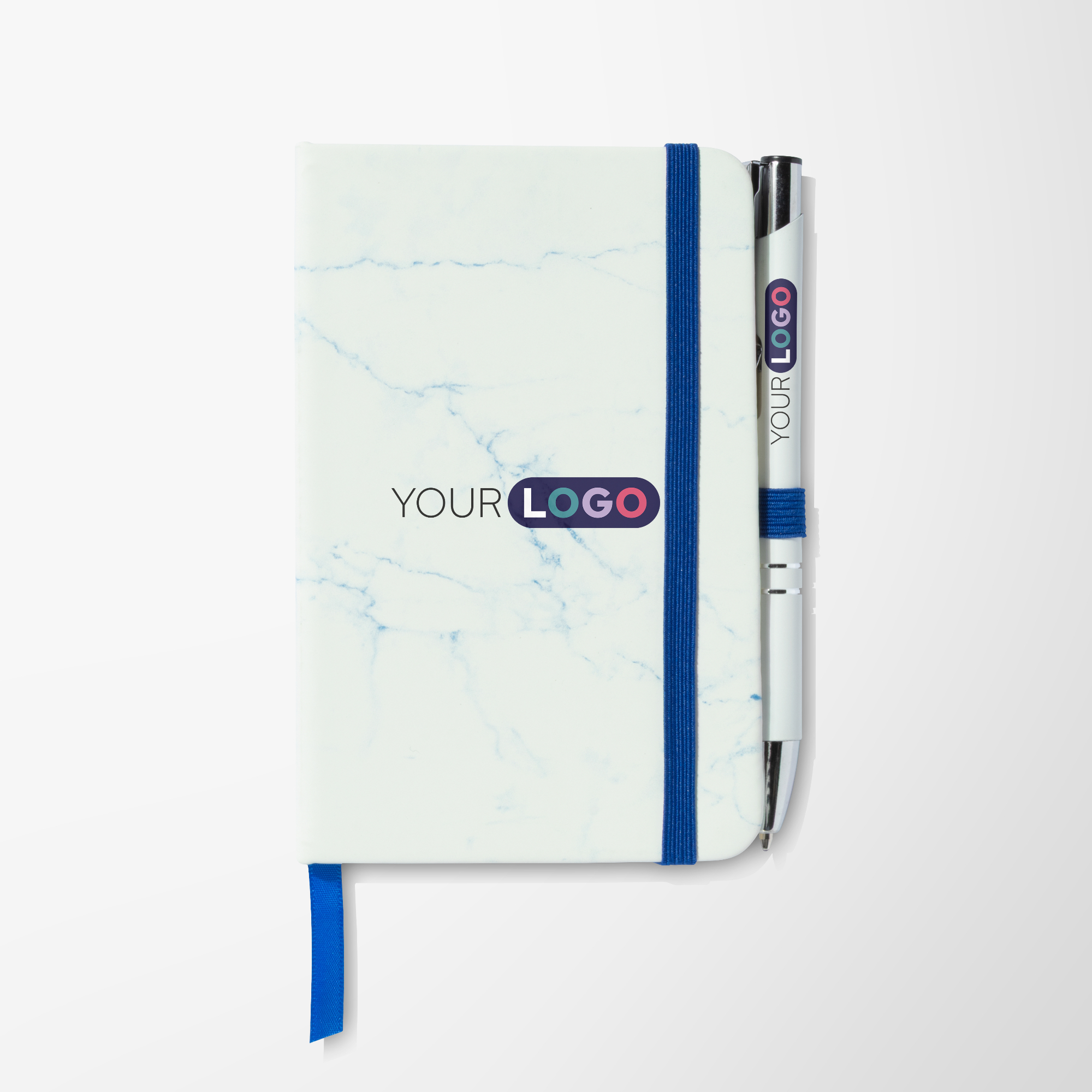 Custom Full Color Recycled Bria Notebook & Paragon Pen Set | Pens.com